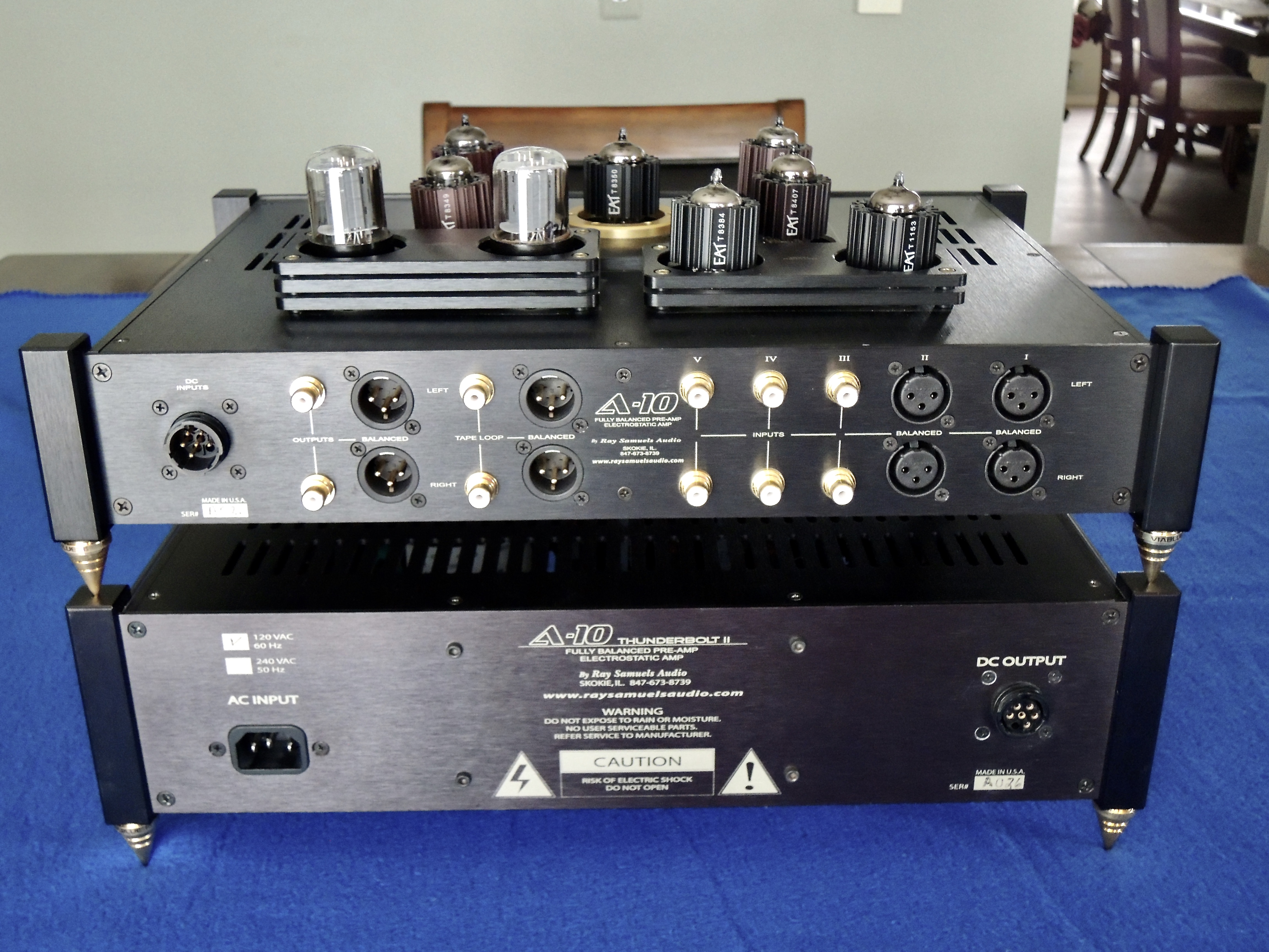 Sold: Ray Samuels A-10 Thunderbolt Tube Electrostatic Amplifier/Pre-amp ...