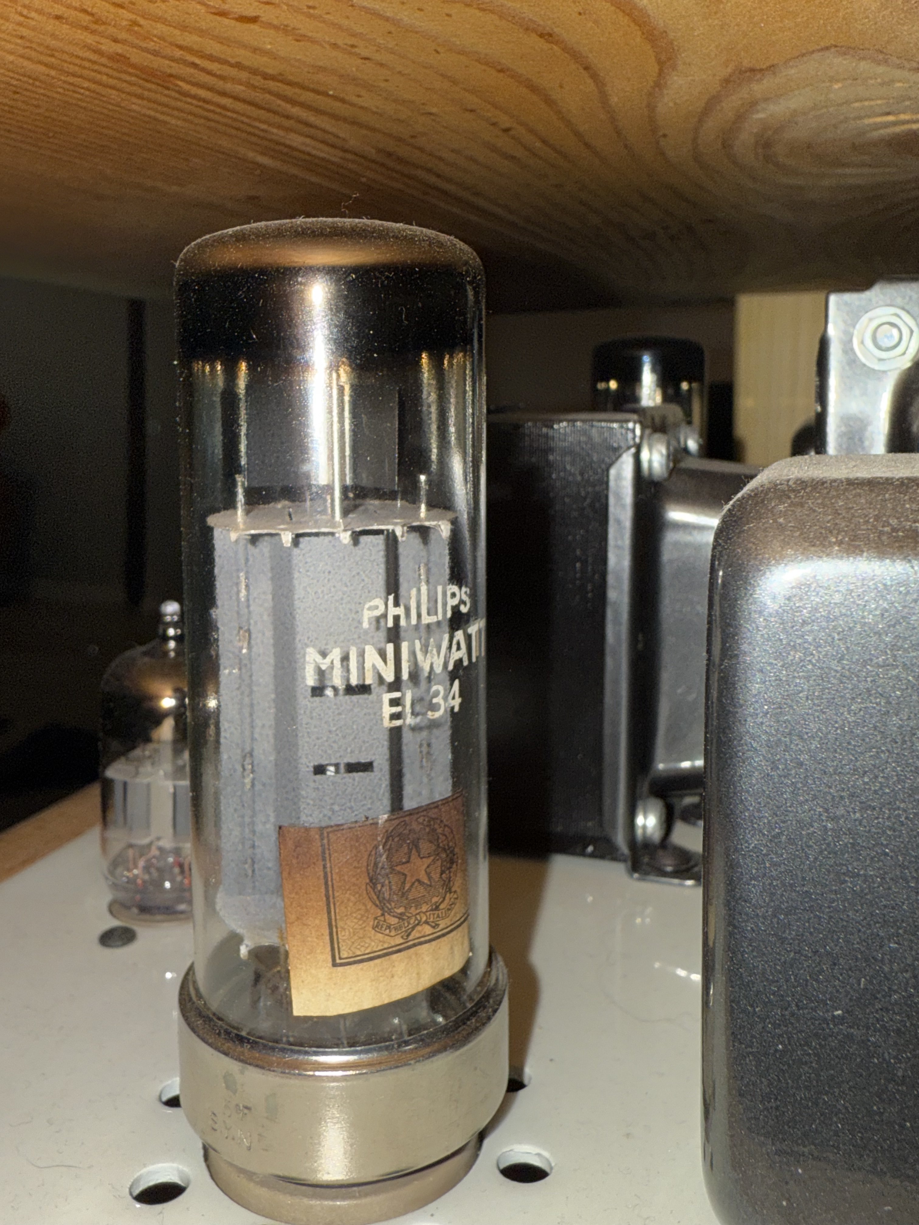 Sold: PHILIPS METAL BASE EL34 MINIWATT | Headphone Reviews and ...