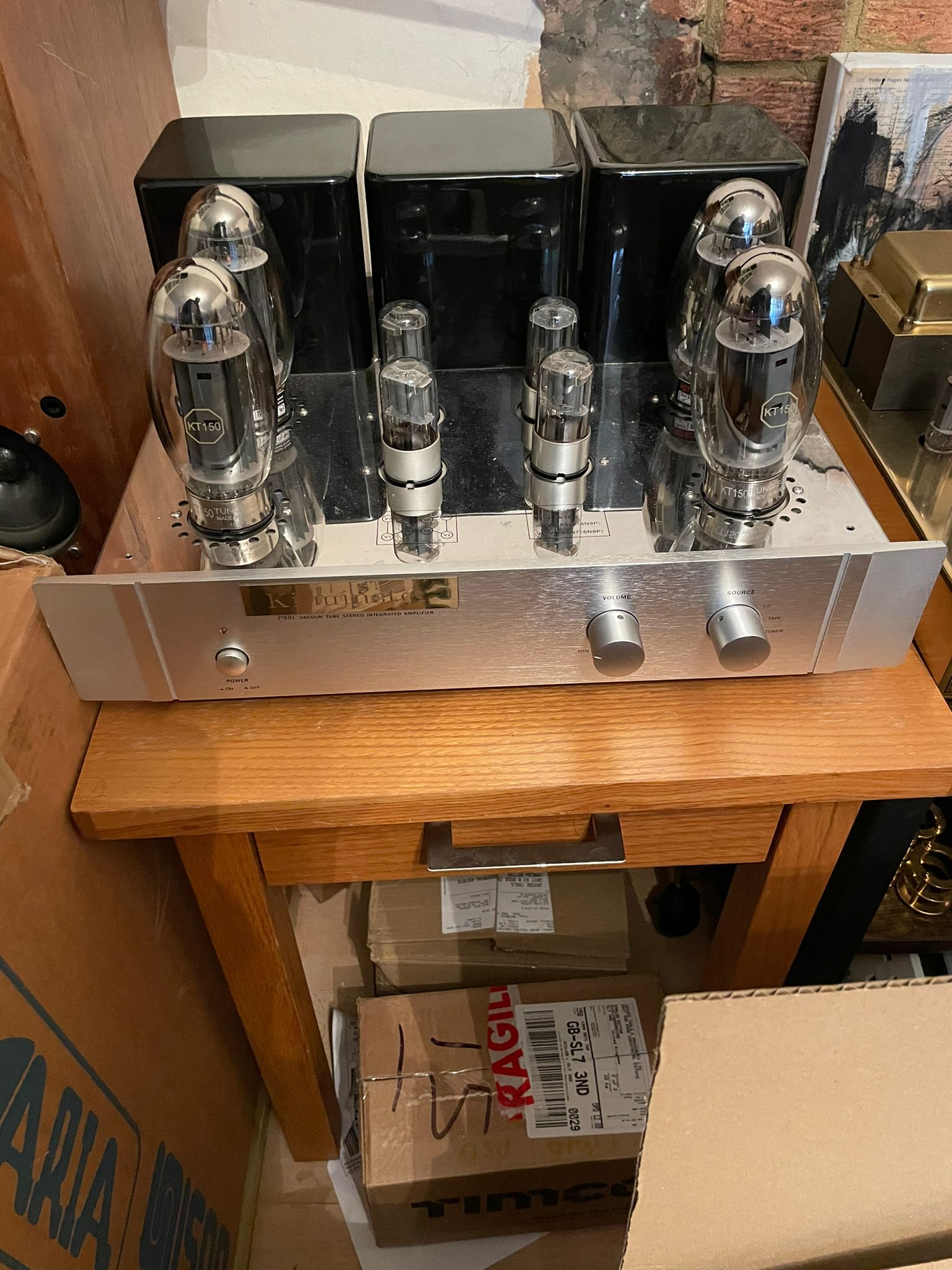 Closed: Separo P88I vacuum tube stereo integrated amplifier | Headphone ...