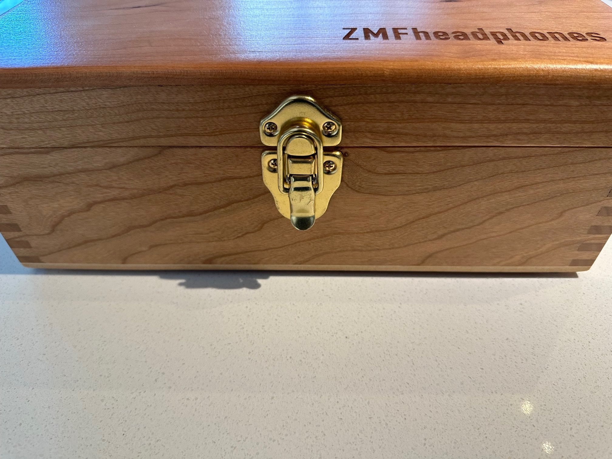 Sold: ZMF Wooden Display Case, Red BBB Strap | Headphone Reviews and ...