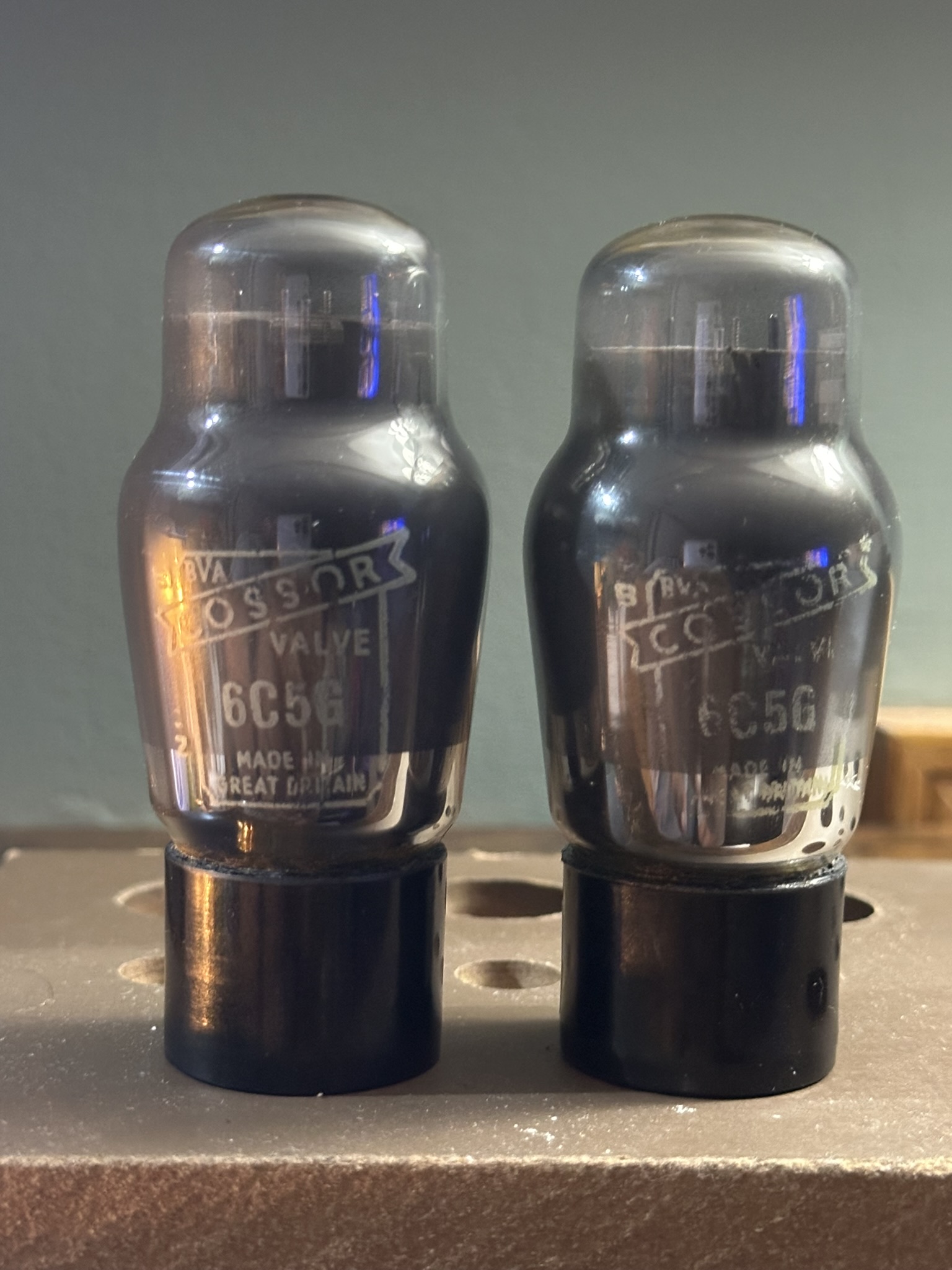 Sold: BACK UP FOR SALE! Rare GEC L63 / 6J5G Vacuum Tubes - Matched Pair ...