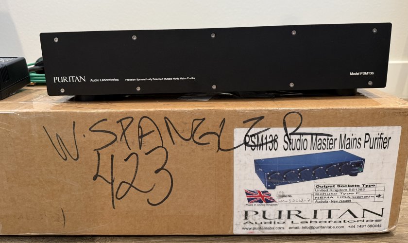 Puritan Audio PSM136 Mains Purifier + Ground Master City | Headphone ...