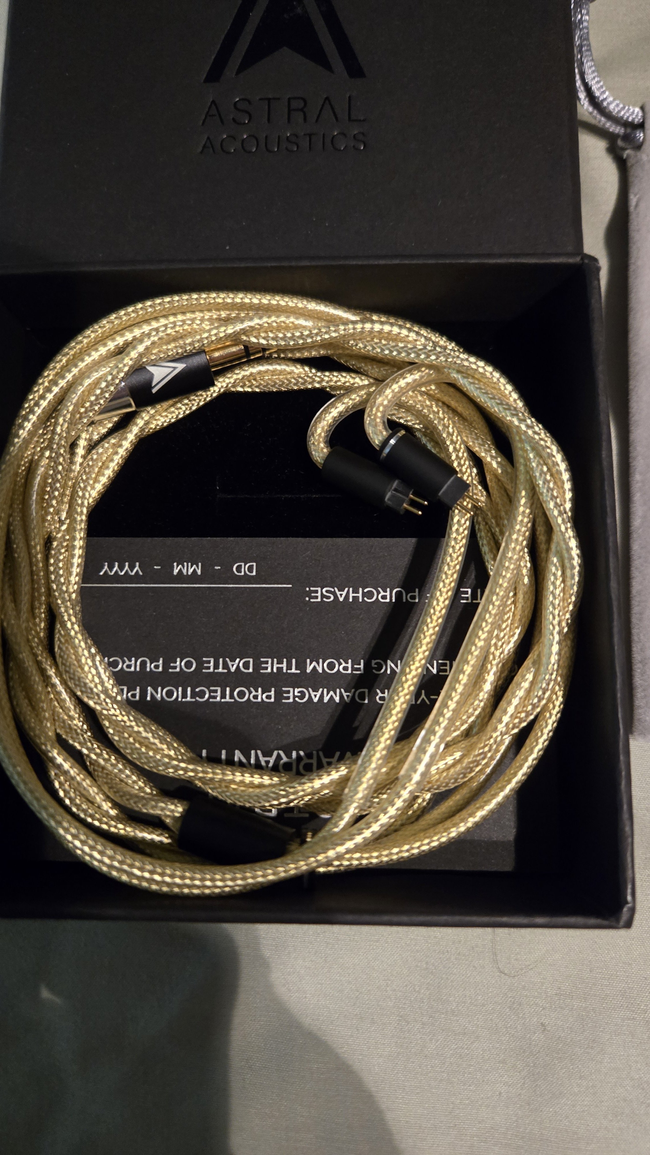 Sold: Price Drop: Astral Acoustics Sol 4.4 IEM Cable | Headphone ...