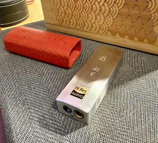 Sold: ifi Go Bar Kensai + red leather sleeve | Headphone Reviews and ...