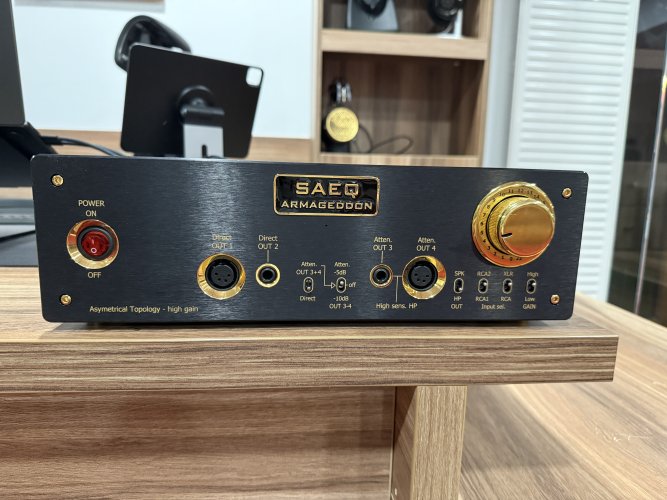 Sold: SAEQ Armageddon amplifier, new, invoice, warranty | Headphone ...