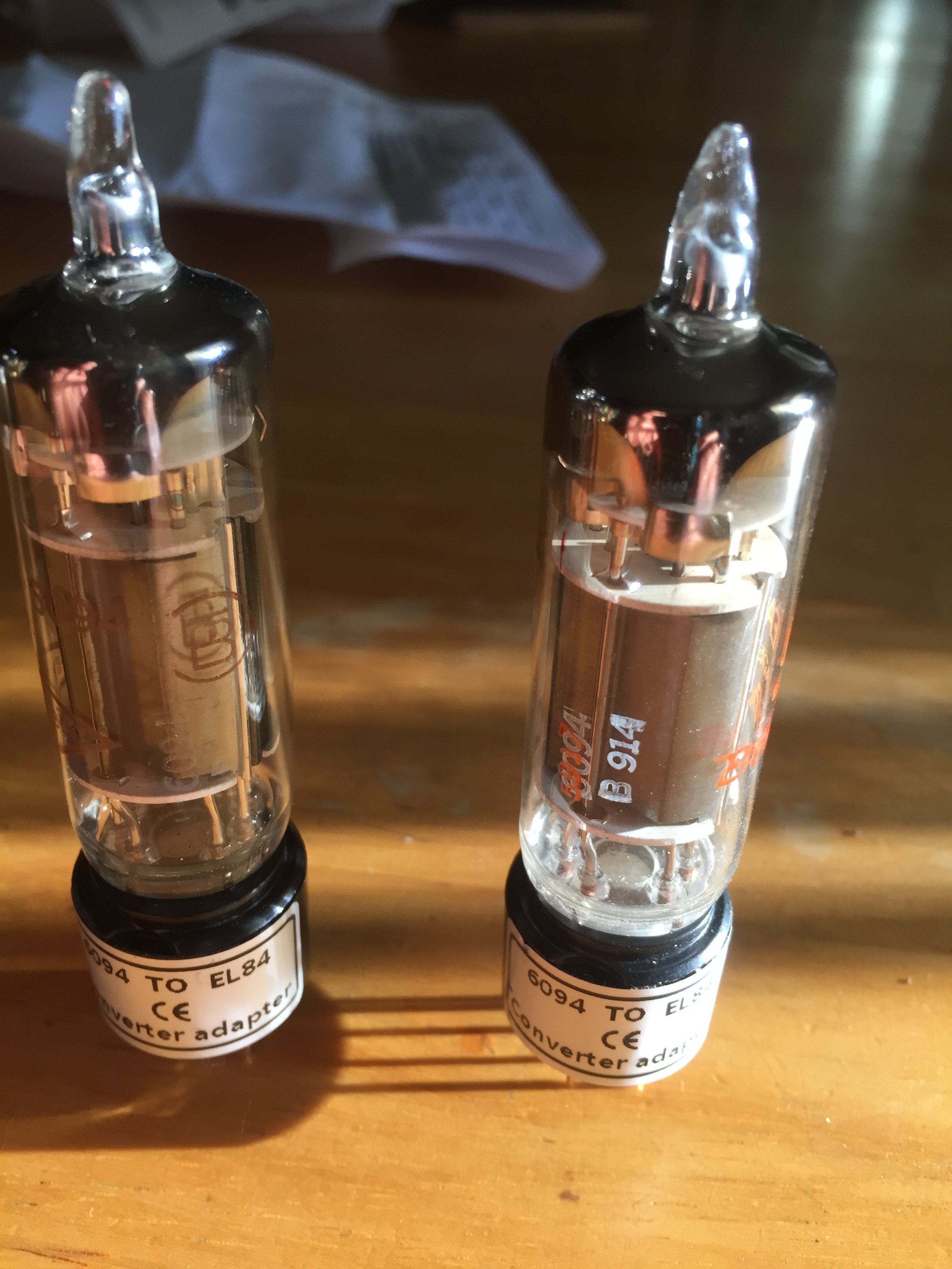 Closed: Bendix 6094 Matched Pair with EL84 Adapters, Great Sound ...