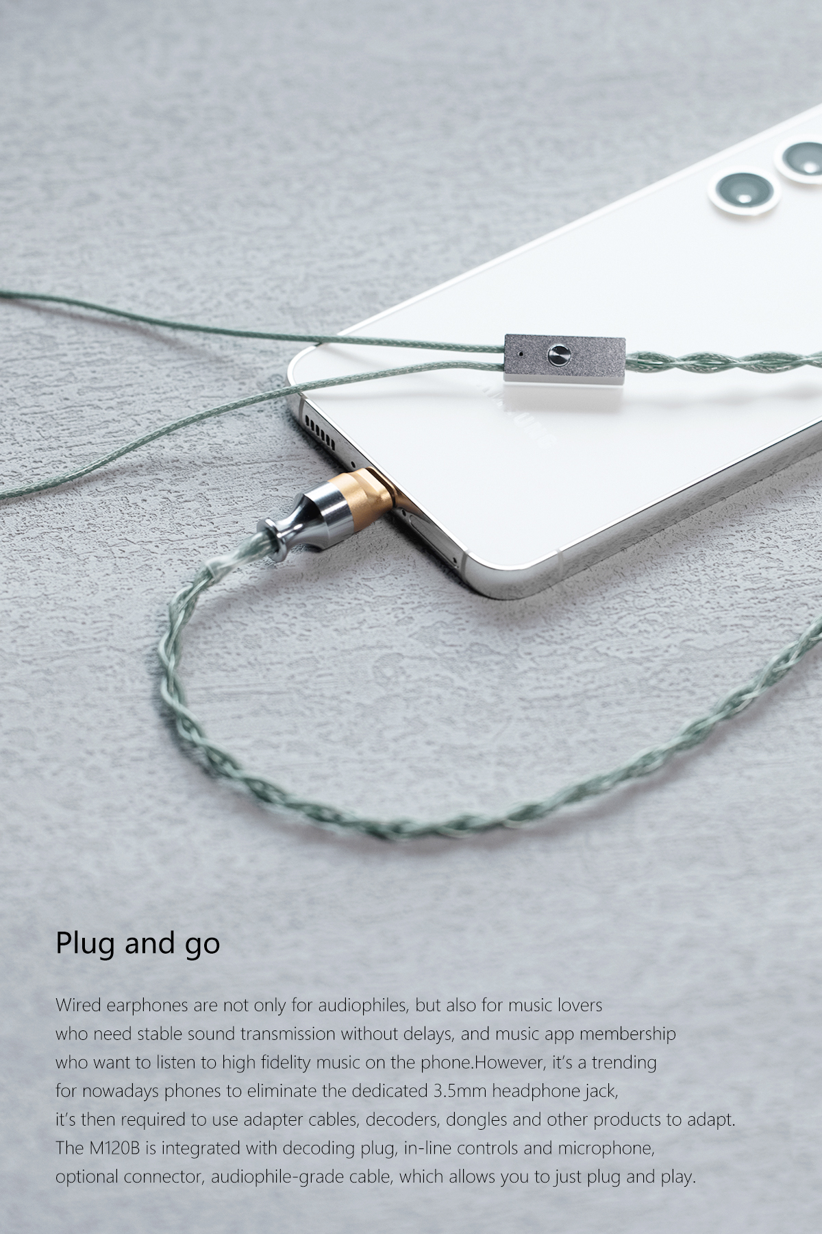 ddHiFi M120B All-in-one USB-C & Lightning Earphone Upgrade Cable ...