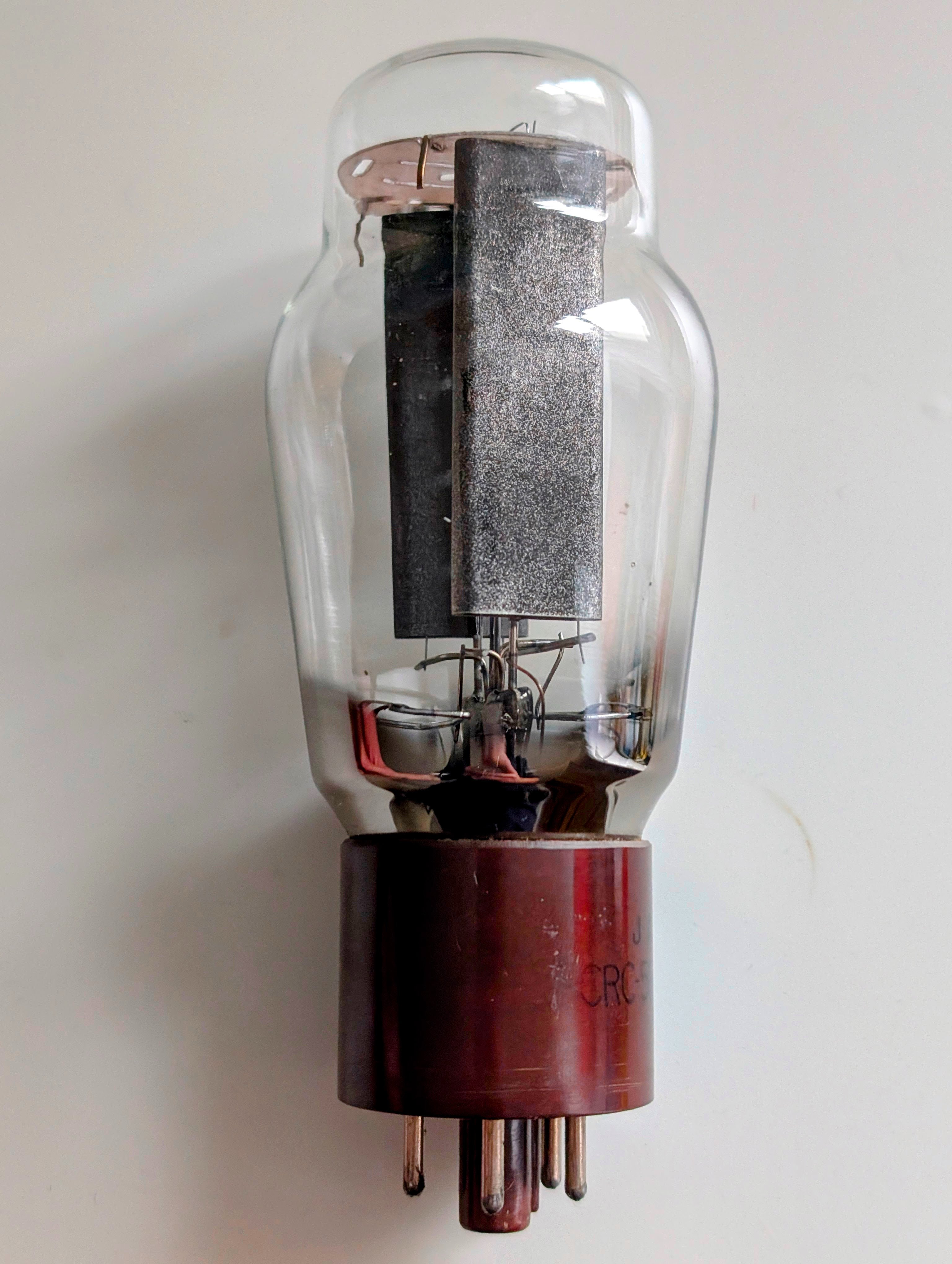 Sold: RCA 5R4GY double D/square getters, black plate | Headphone ...