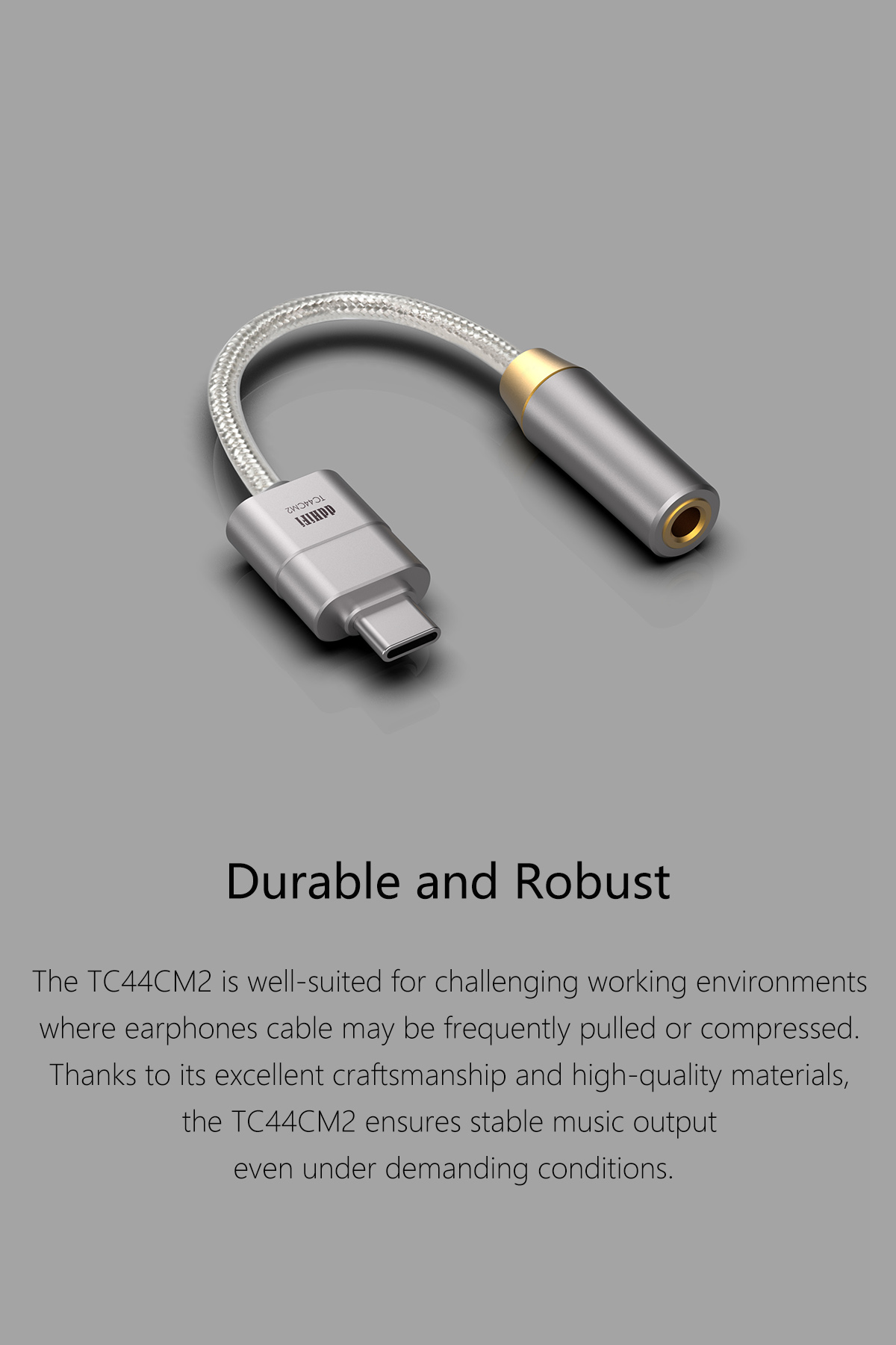 ddHiFi TC44CM2 USB-C to 4.4mm Hi-Res DAC & AMP Cable High-Fidelity ...