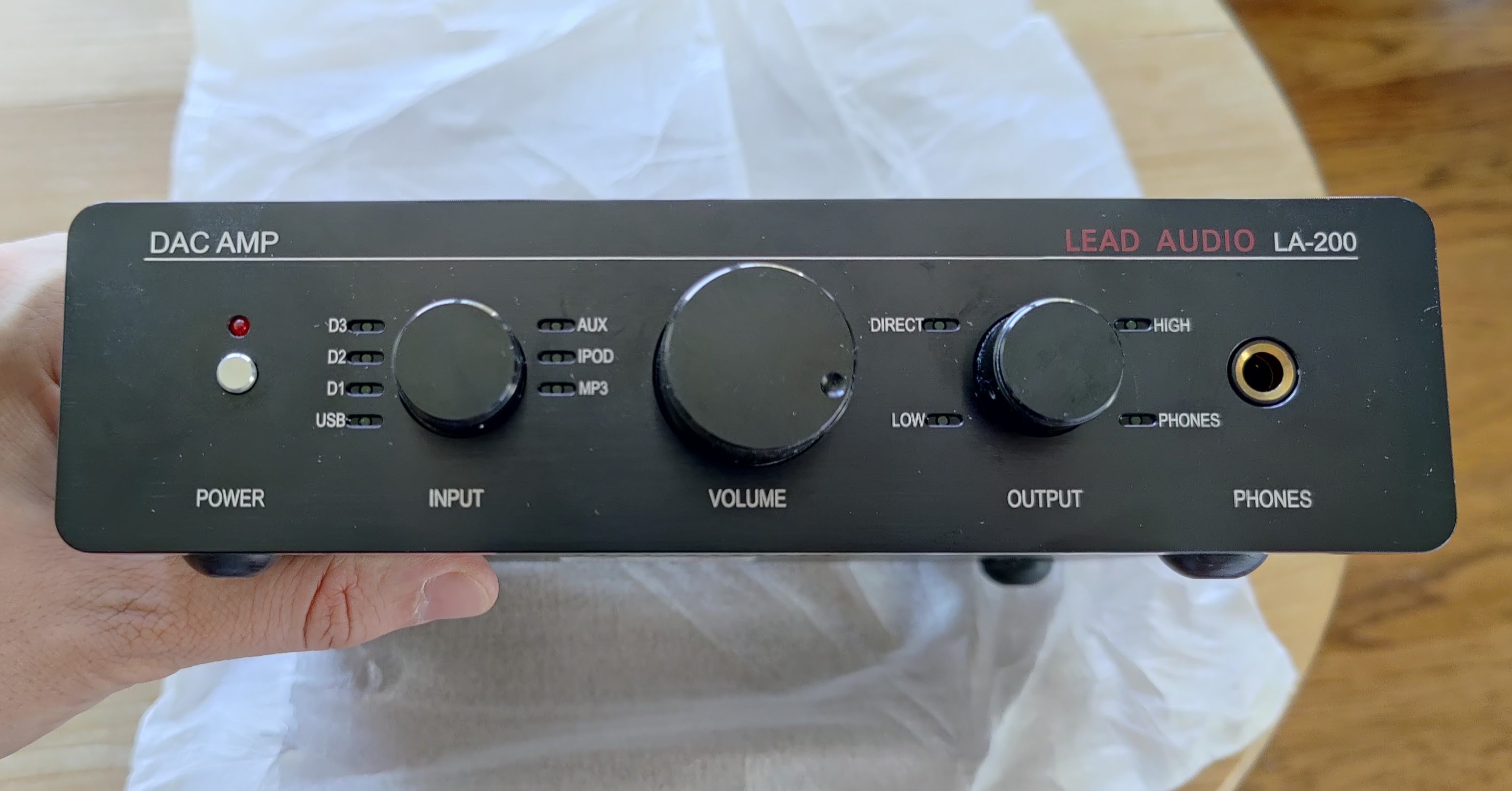Lead Audio LA-200 DAC/amp (headphones + 2x 25W speakers) | Headphone ...