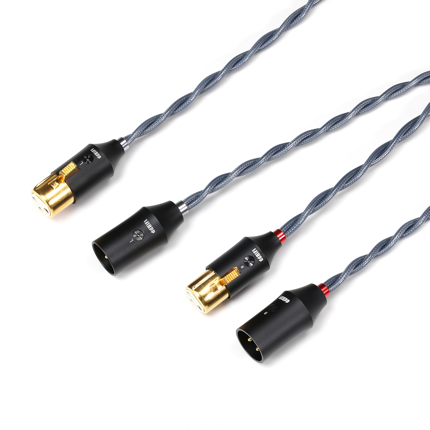 ddHiFi BC30XLR Balanced XLR 3Pin Shielding Signal Cable, Balanced XLR ...