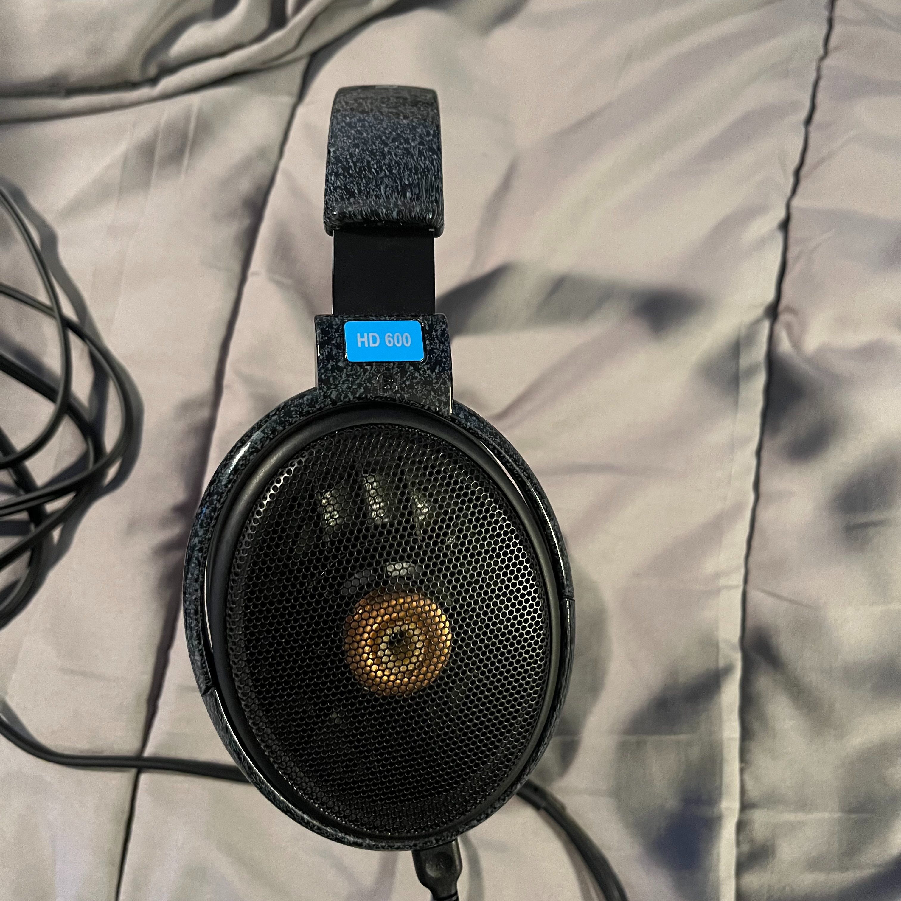 Sold: Sennheiser HD600 (Marble, Custom Cans mod) | Headphone Reviews ...