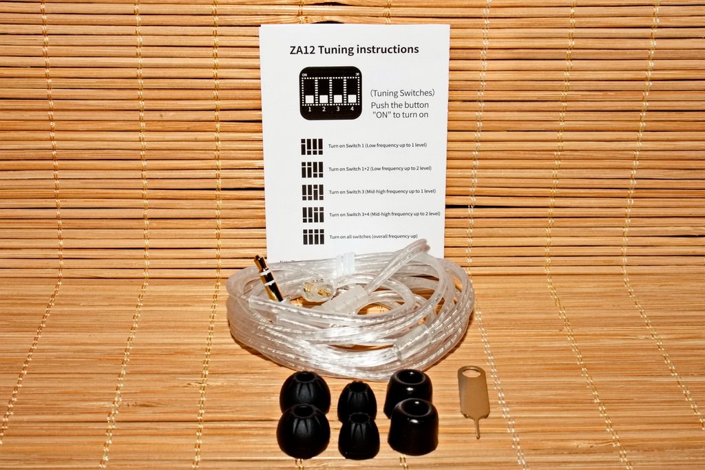 【KZ ZA12】Hybrid 4BA+2DD IEM with Adjustable Switches - Reviews ...