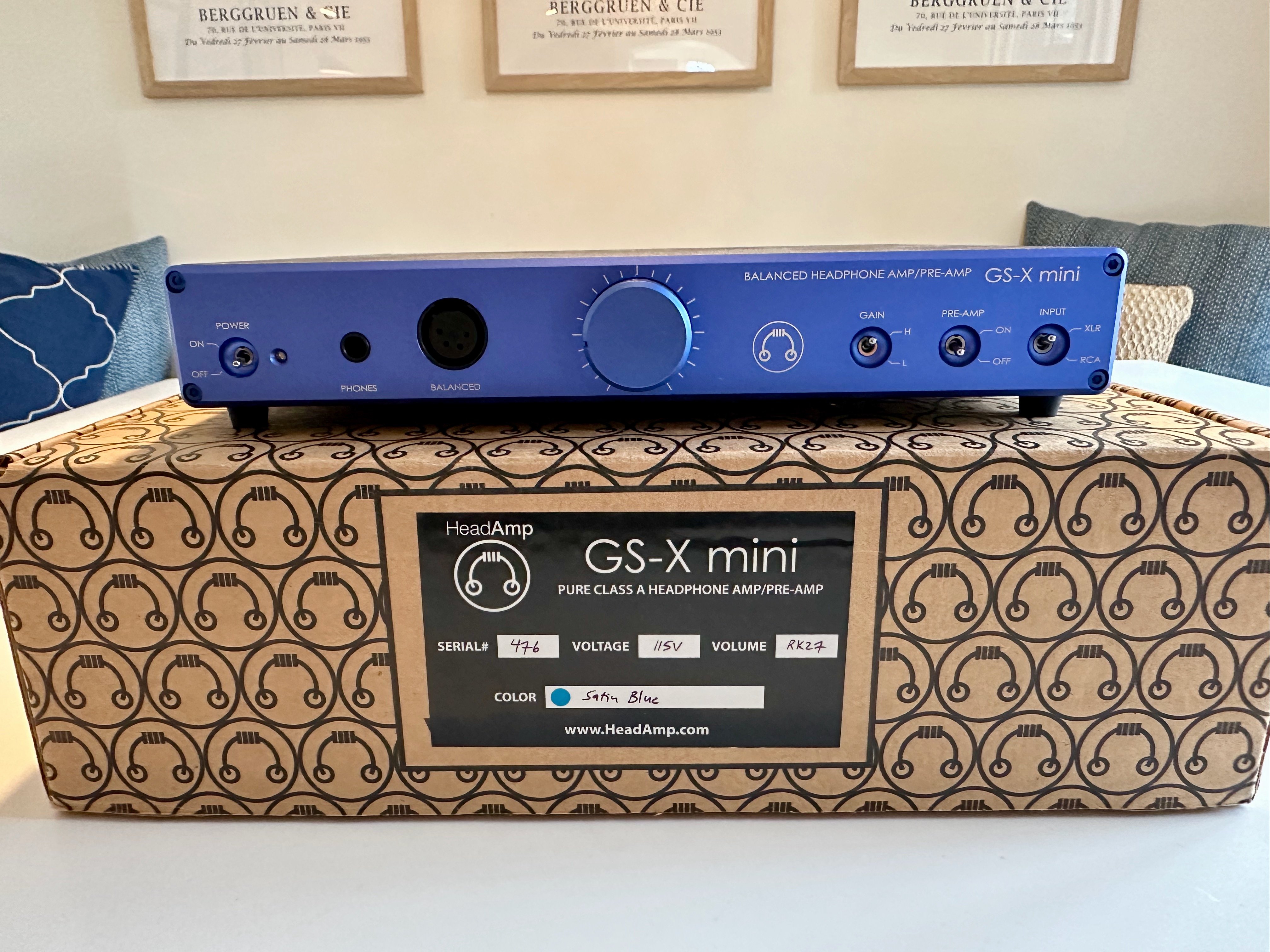 Sold: SOLD: Headamp GSX-Mini (blue) | Headphone Reviews and Discussion ...