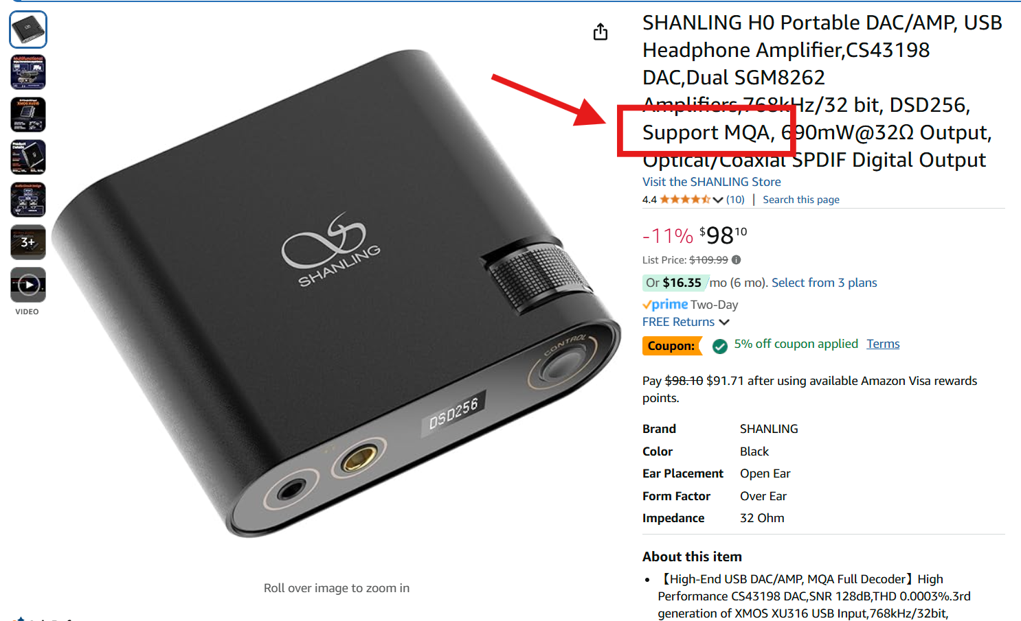 Introducing Shanling H2 - Budget Portable DAC/AMP with Built-in Player ...