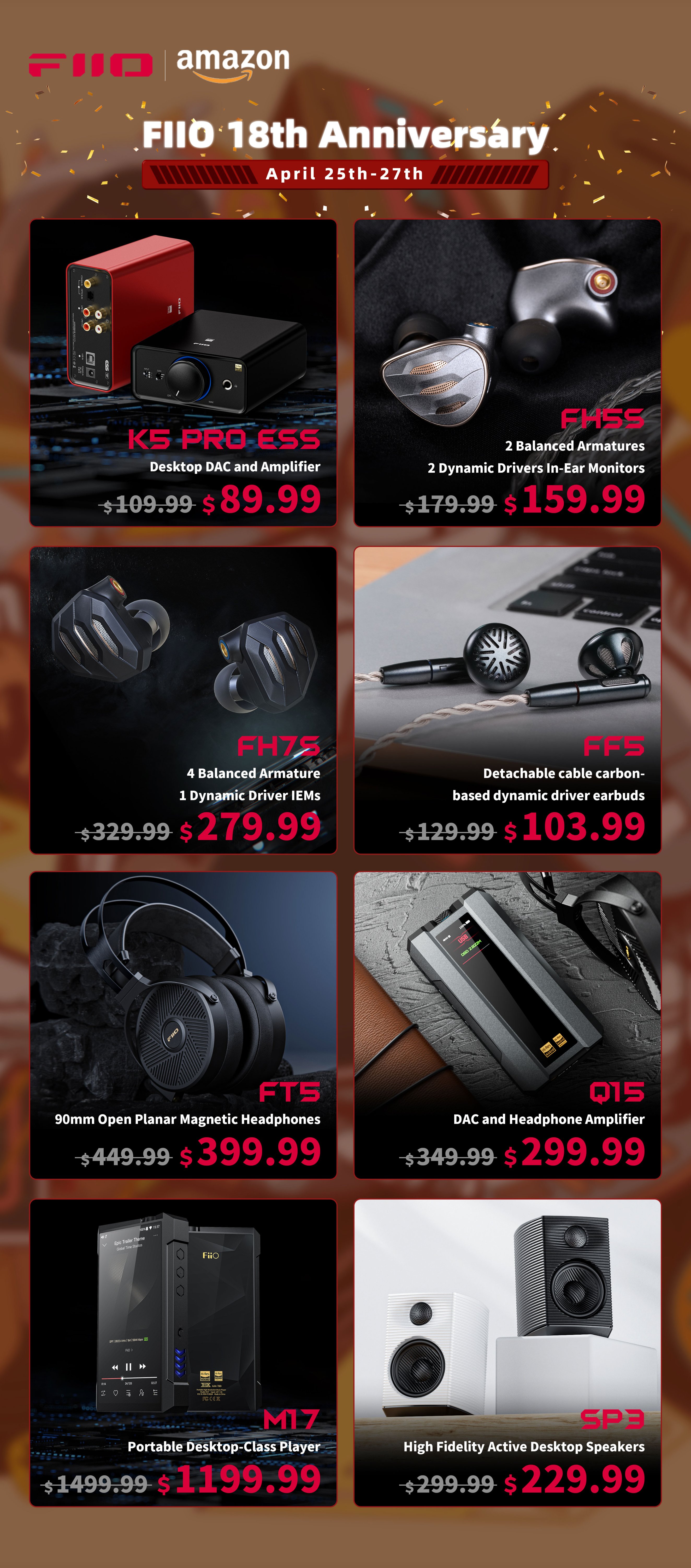FiiO 18th Anniversary Celebration & Special Discount Event! | Headphone ...