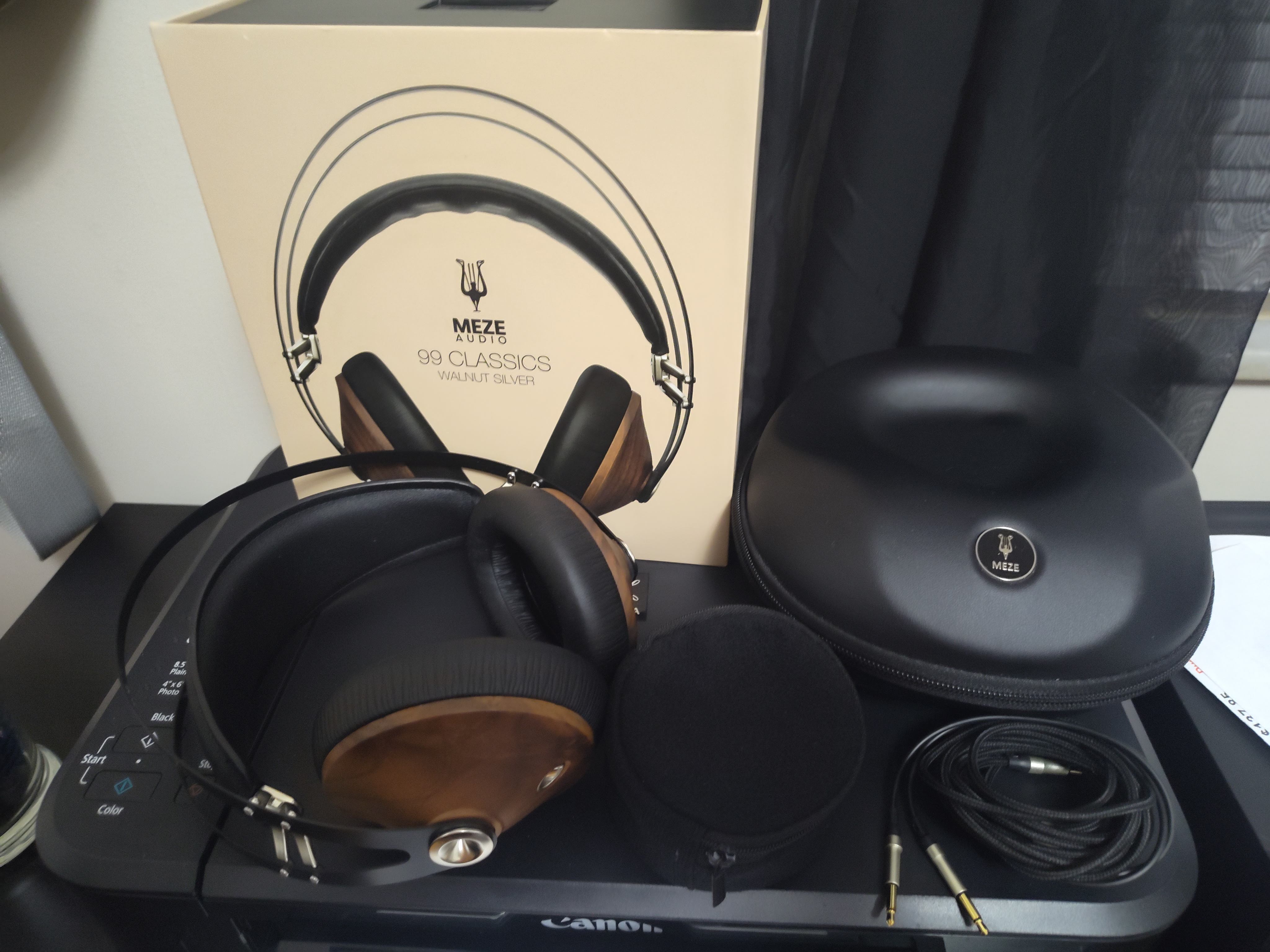 Sold: Meze 99 Classics (walnut/silver) with case, box & 1 cable ...
