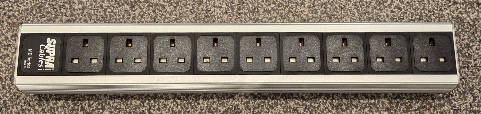 Closed: Supra LORAD 9 Way Mains Block MKIII | Headphone Reviews and ...