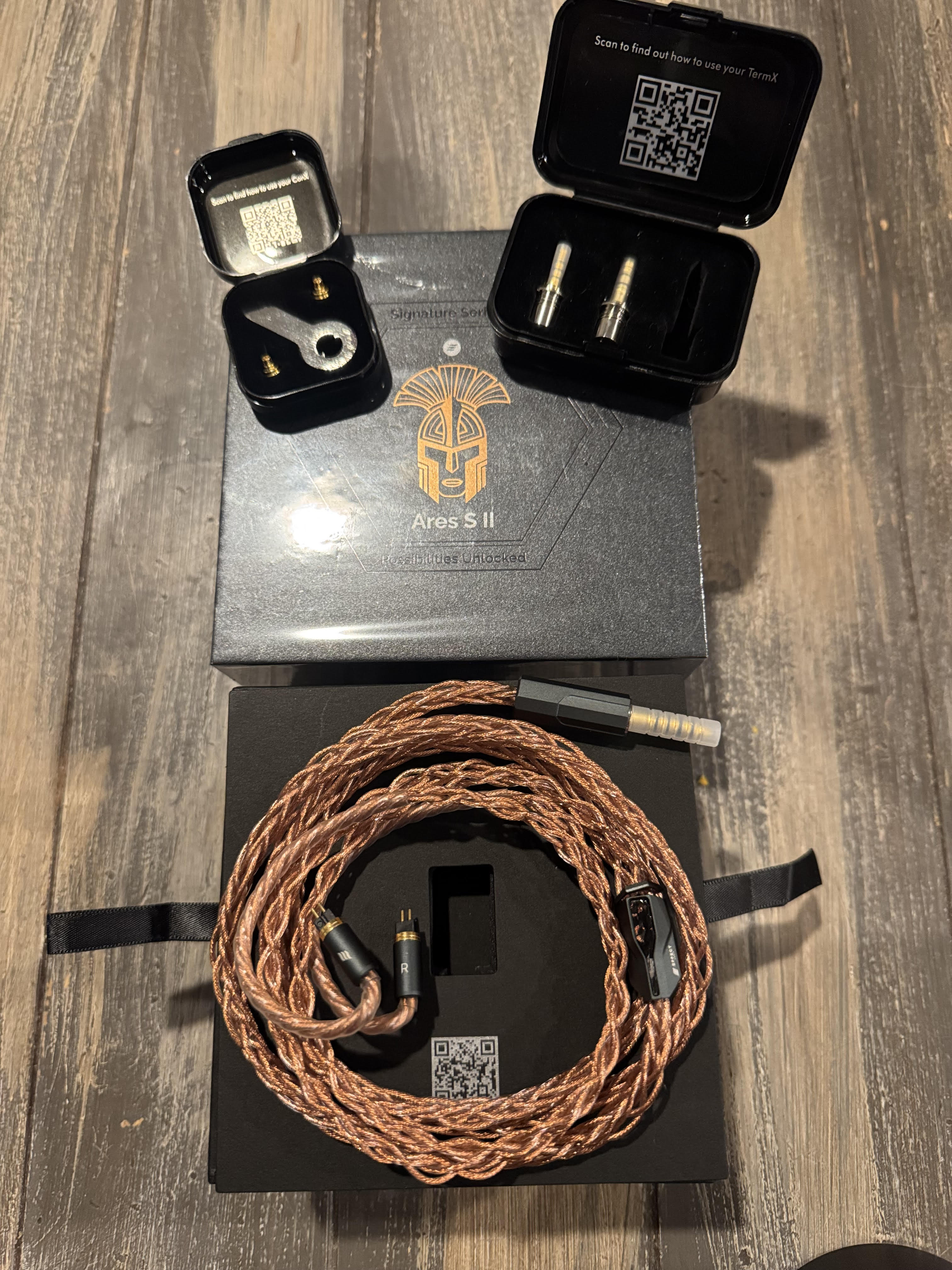 Closed: Effect Audio Ares S II - w/ Full Termx (2.5, 3.5, 4.4) and conx ...