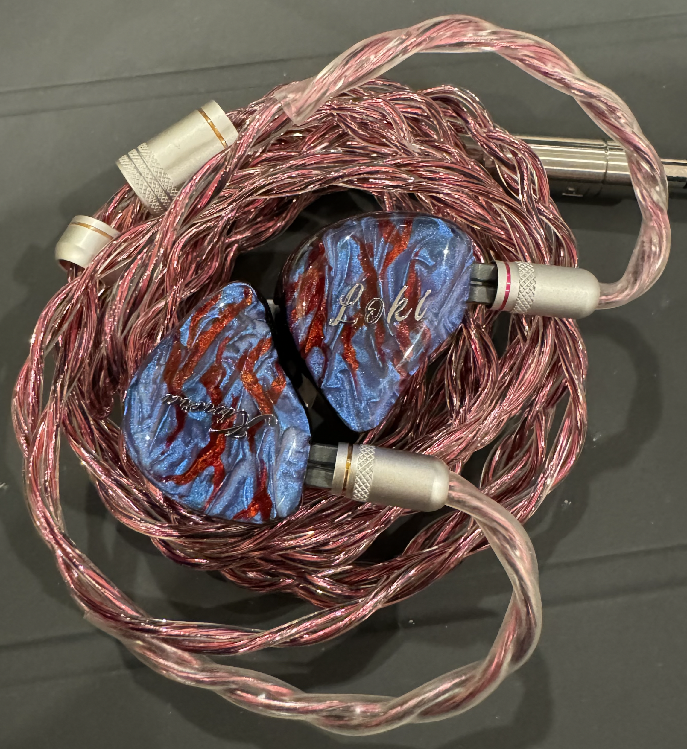 Sold: Marco's Custom Cable Flagship IEM Cable 2-pin/4.4mm | Headphone ...