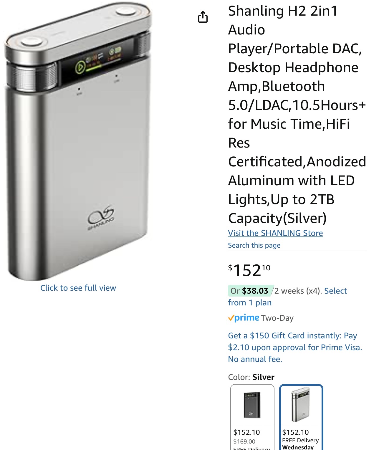 Introducing Shanling H2 - Budget Portable DAC/AMP with Built-in Player ...