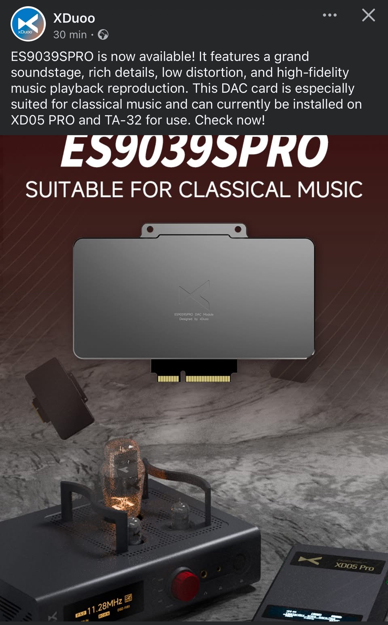 Introducing the xDuoo TA-32 DAC/Hybrid Class-A Tube Amp - Now Available on Apos Audio ...