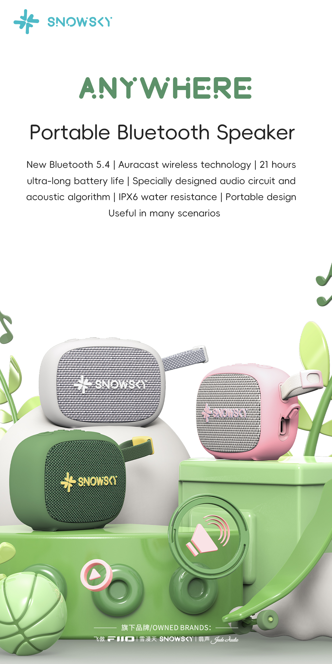 SNOWSKY Portable Bluetooth Speaker Anywhere | Headphone Reviews and Discussion - Head-Fi.org