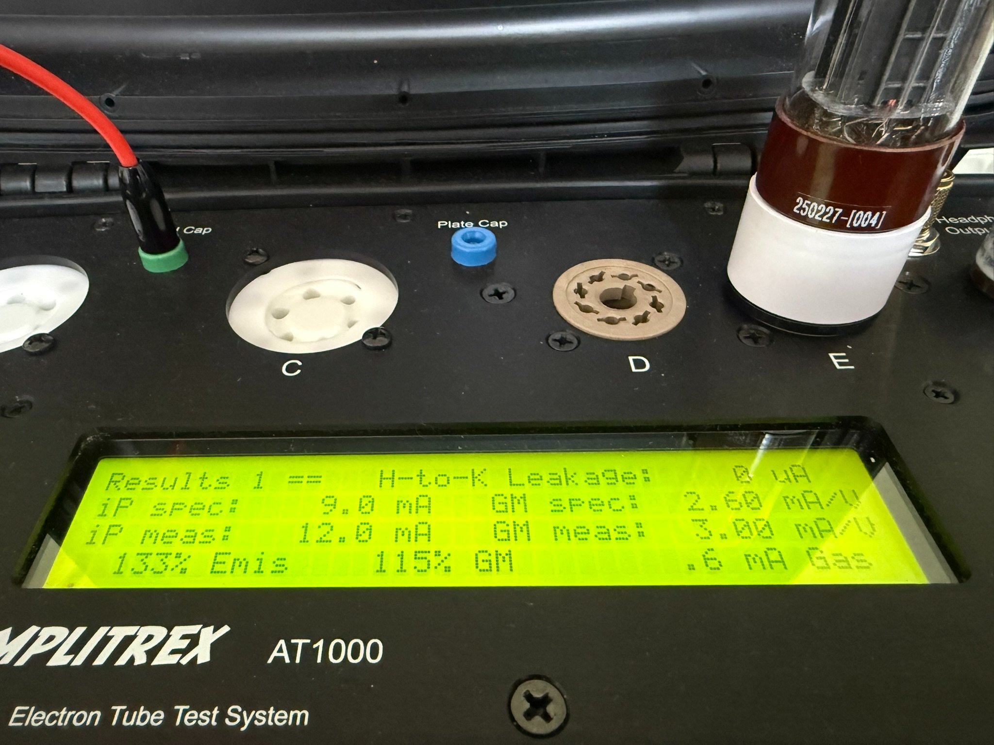 Super Strong RCA 5692 SINGLE - Red Base - Black Plate - NOS - NIB (6SN7 ...