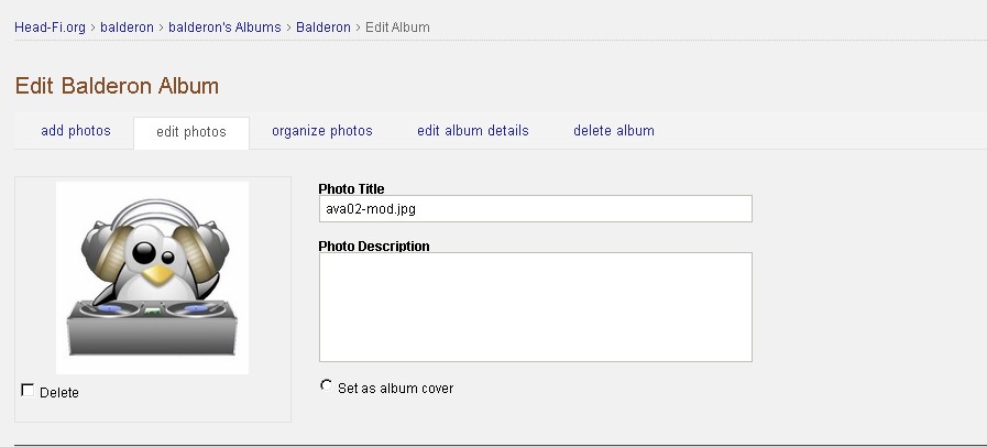 Primary photo in default albums? - Thread Gallery | Headphone Reviews ...