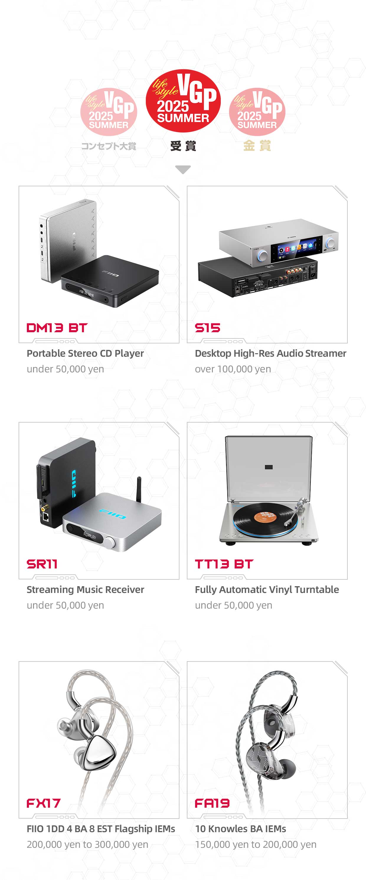 FIIO Receives Multiple Awards at VGP 2025 SUMMER | Headphone Reviews ...