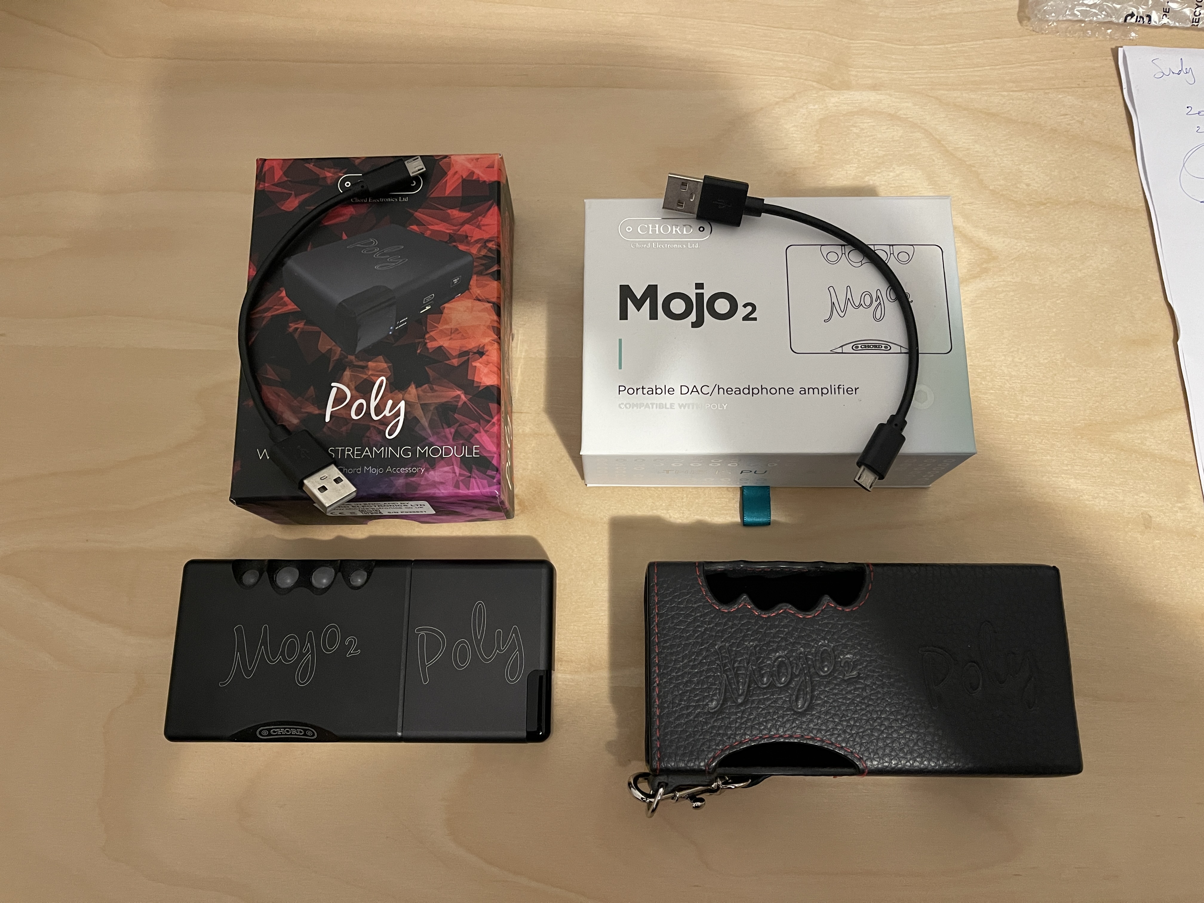 Sold: SOLD : Chord Mojo 2, Poly V3+, Chord Leather Case | Headphone ...
