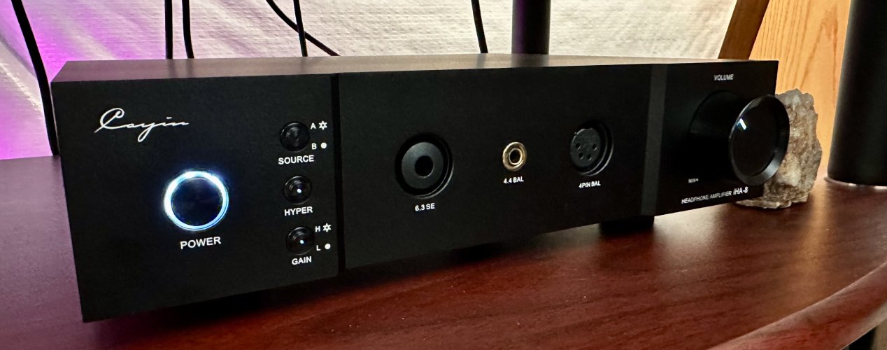 Cayin iHA-8: Fully Balanced "Hyper" Class-A Headphone Amplifier ...