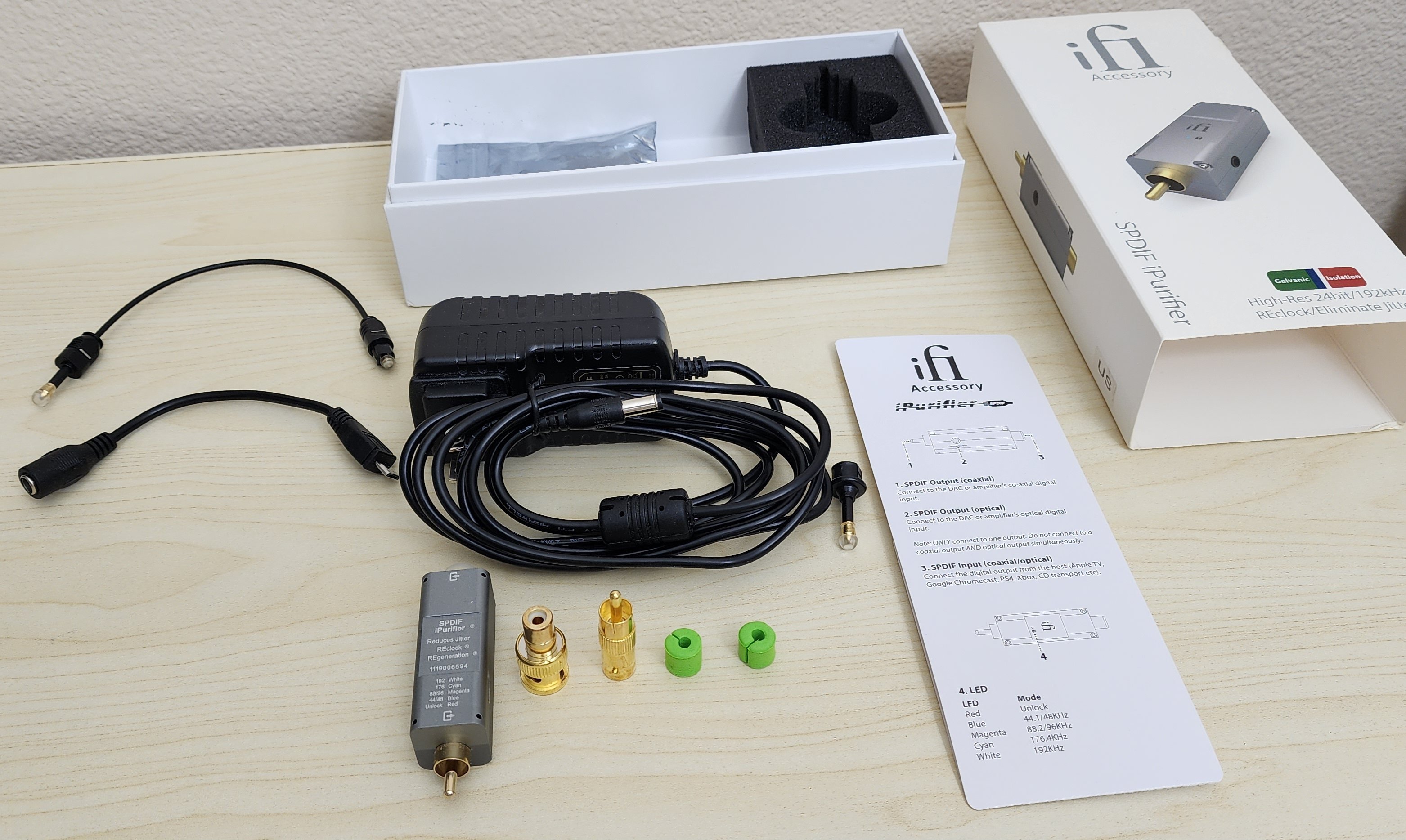 iFi SPDIF iPurifier Version 1 Optical & SPDIF Purifier - Includes ...