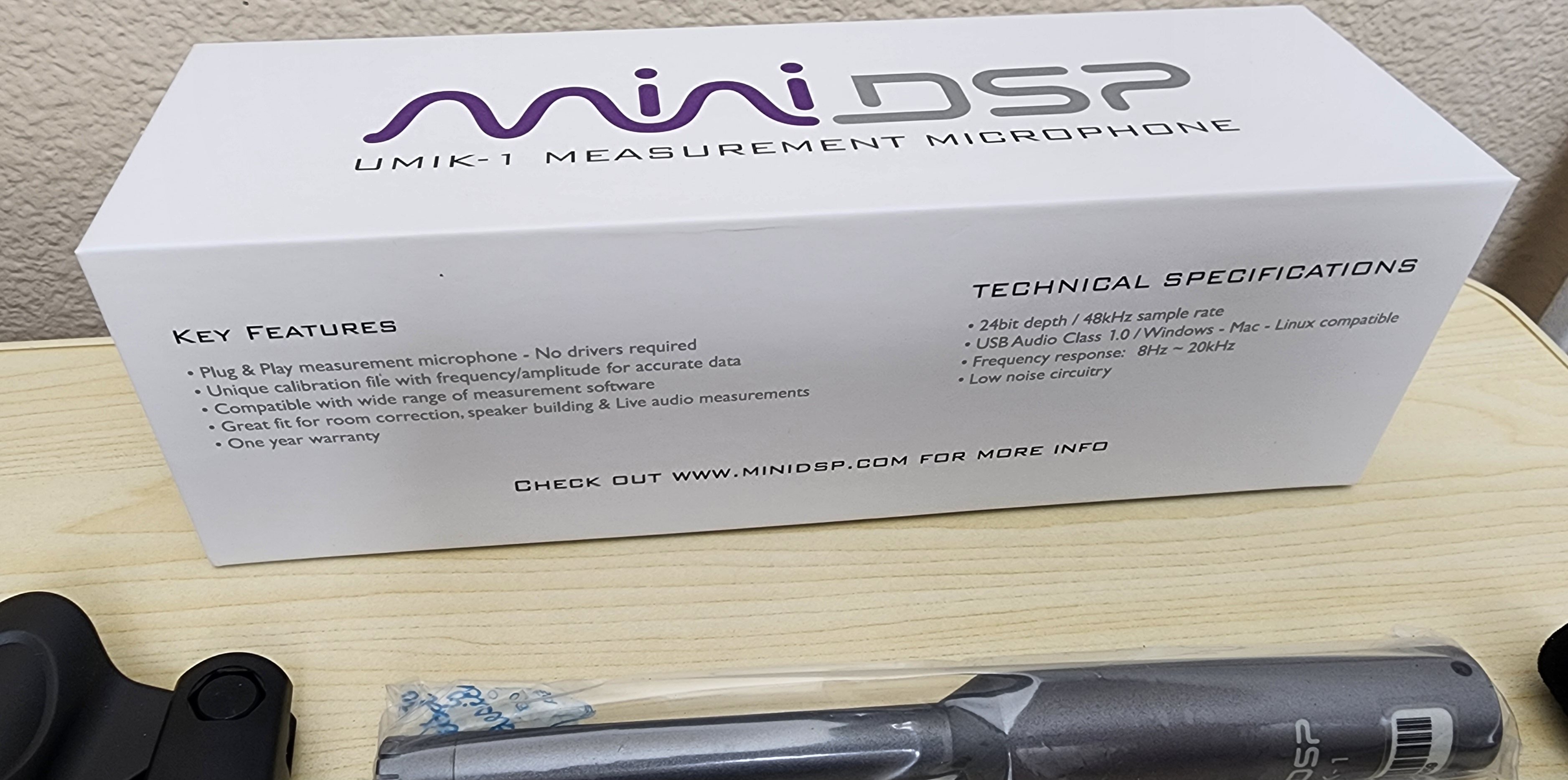 Sold: MINIDSP UMIK-1 | Headphone Reviews and Discussion - Head-Fi.org