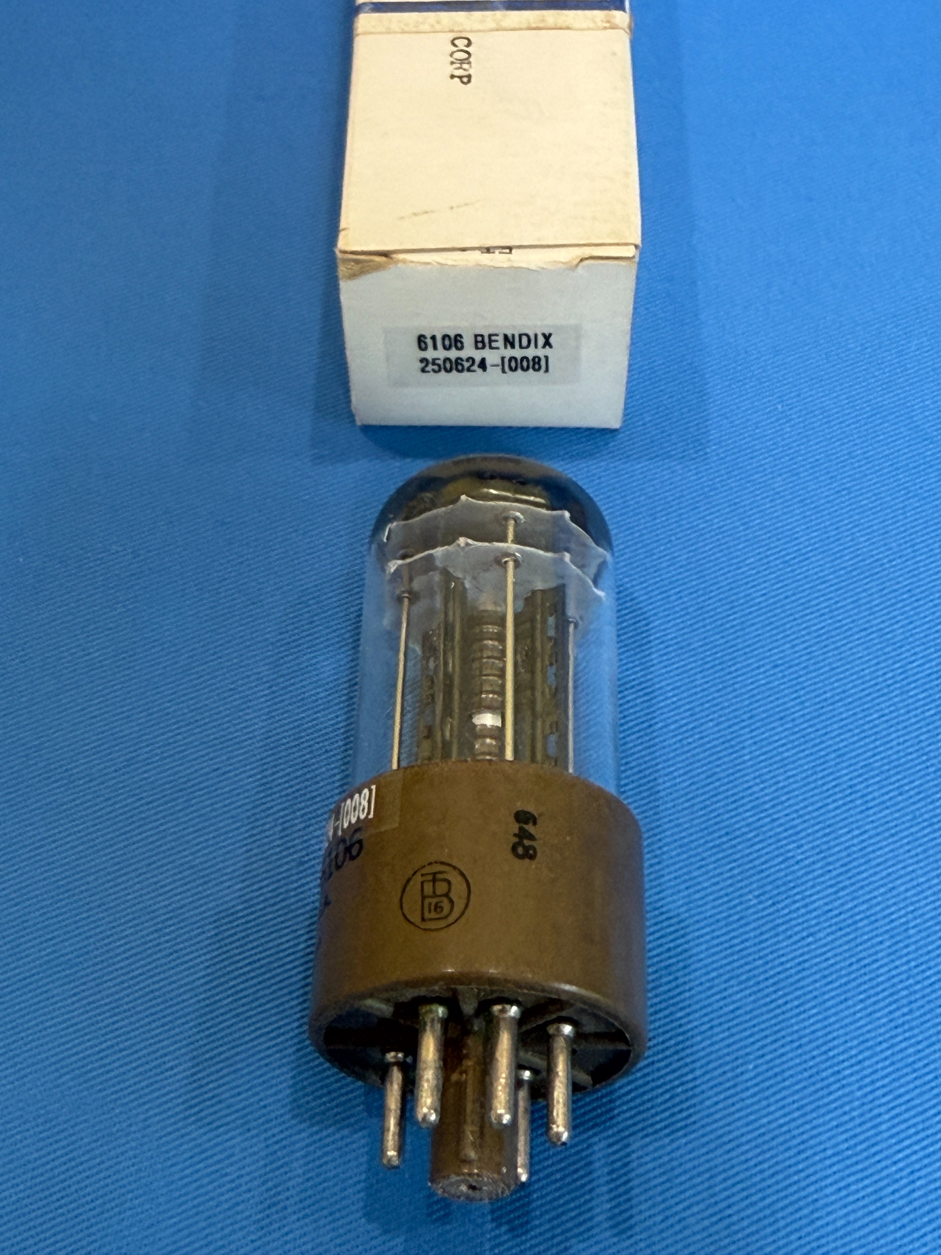 Bendix Redbank 6106 (5AR4, 5Y3, 5Y3WGTA) Full Wave Rectifier - NOS ...