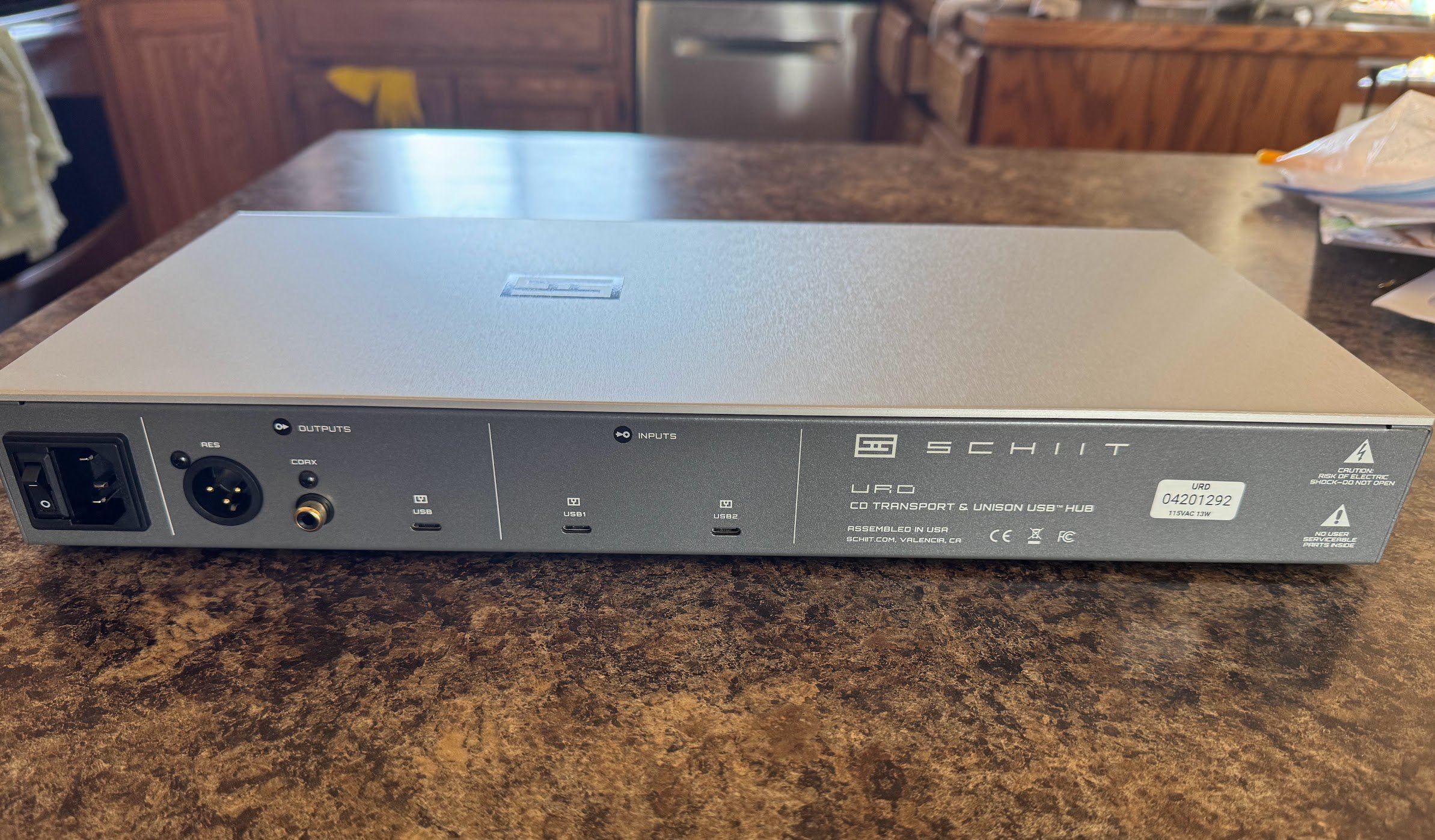 Schiit URD - CD Transport (115v, Silver) | Headphone Reviews and ...