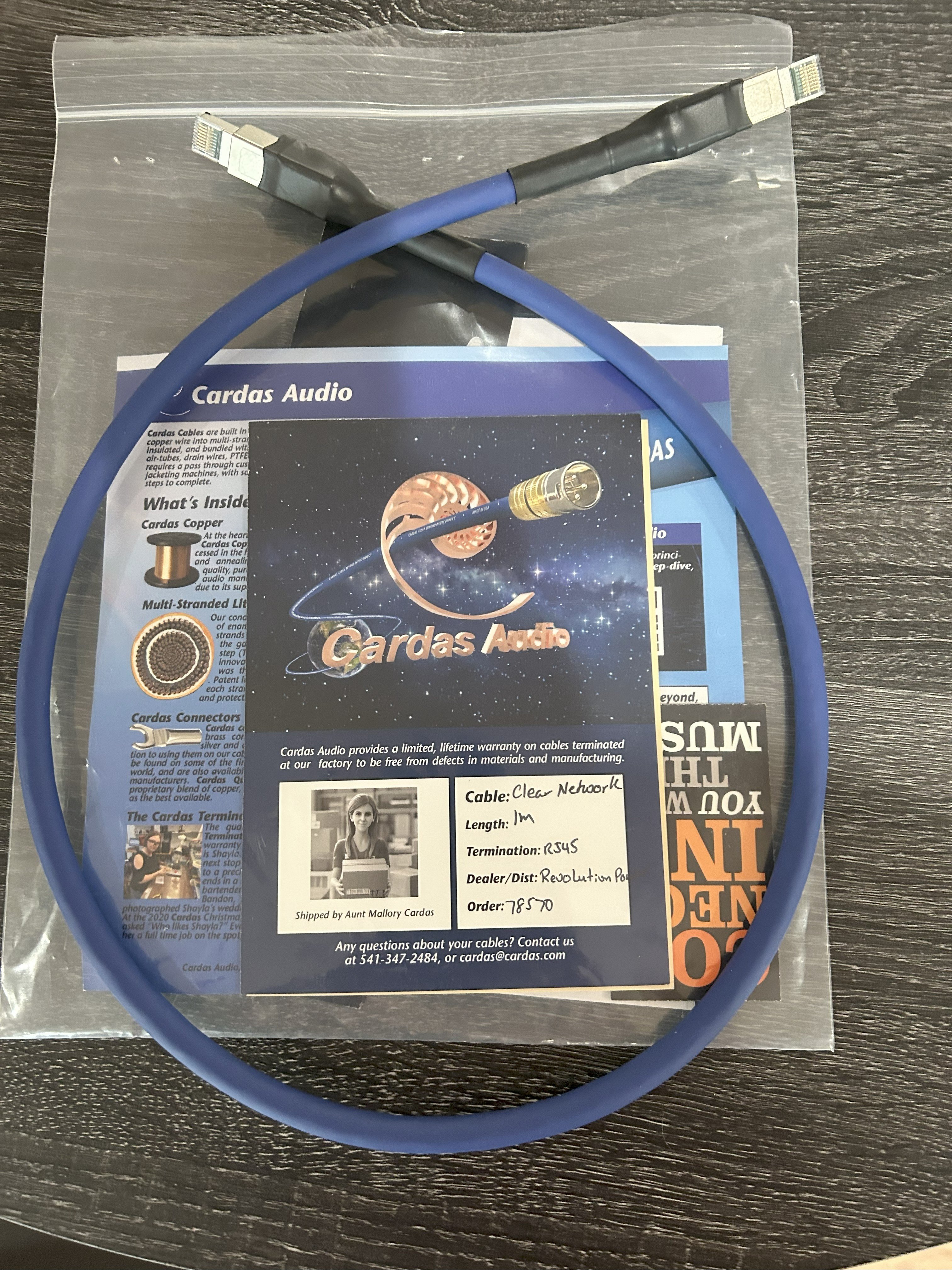 Closed: Cardas - RJ45 I2S Cable for Denafrips DDC to Sonnet DAC ...