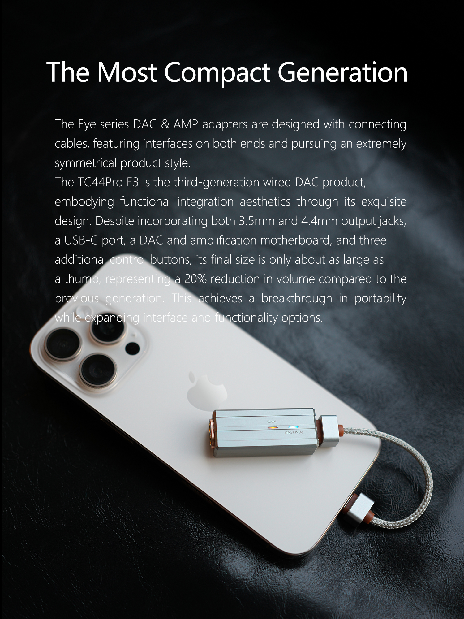 ddHiFi TC44Pro E3 Hi-Res DAC/AMP Adapter with Dual CS43198 DAC, 3.5mm ...