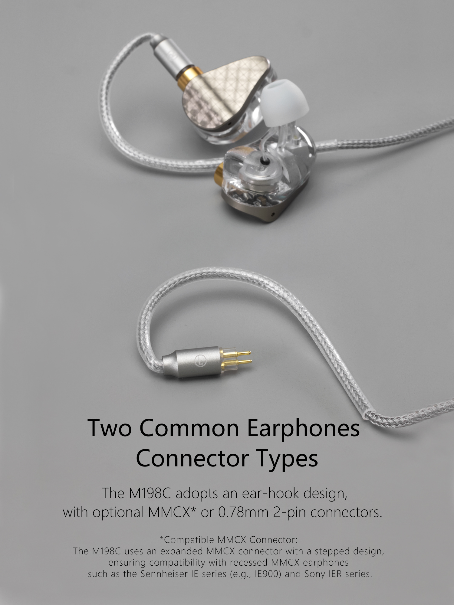 ddHiFi M198C USB Interface Decoding Earphones Cable with MMCX and 2-Pin ...