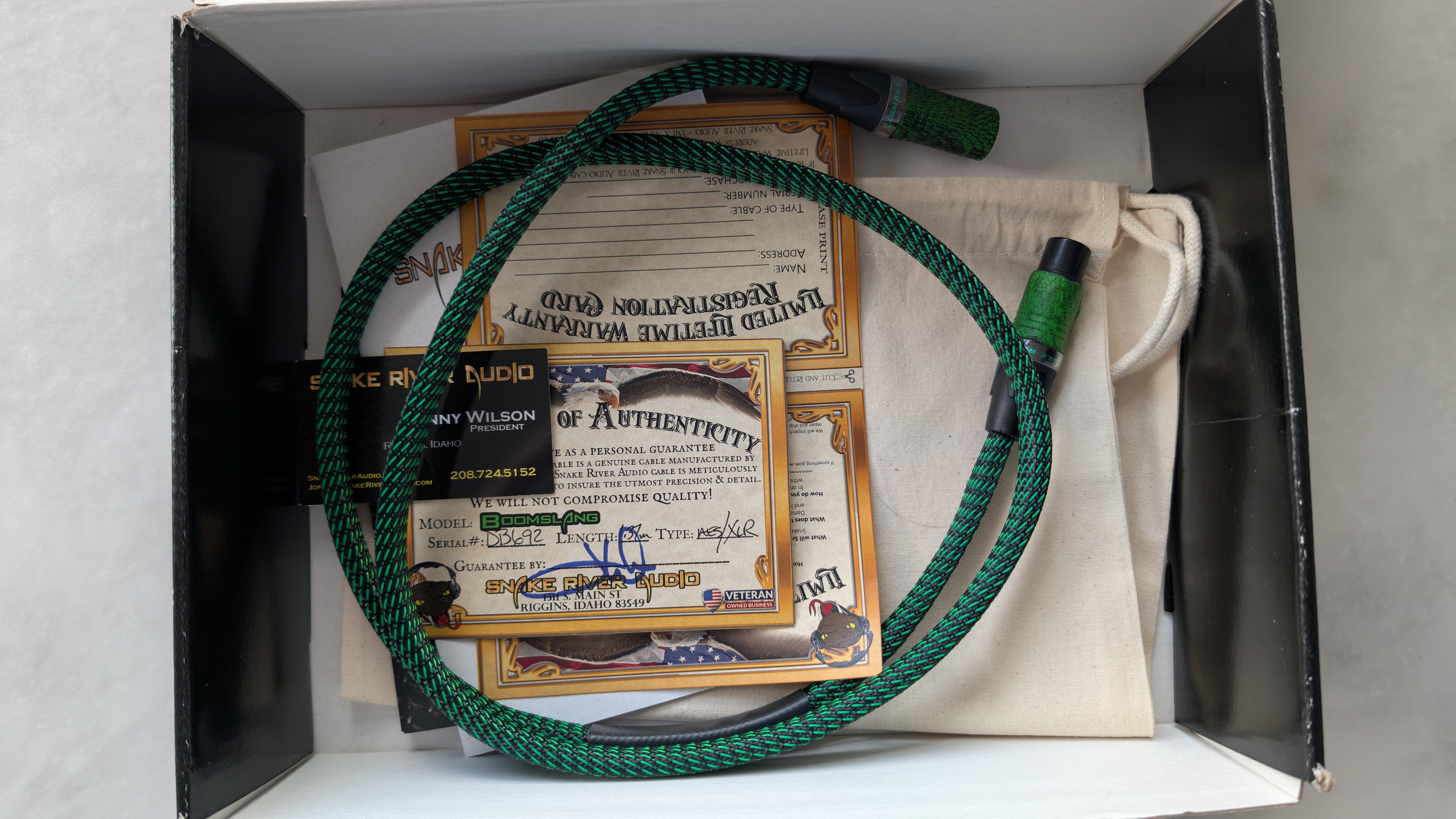 Sold: Snake River Audio Boomslang AES/EBU | Headphone Reviews and ...