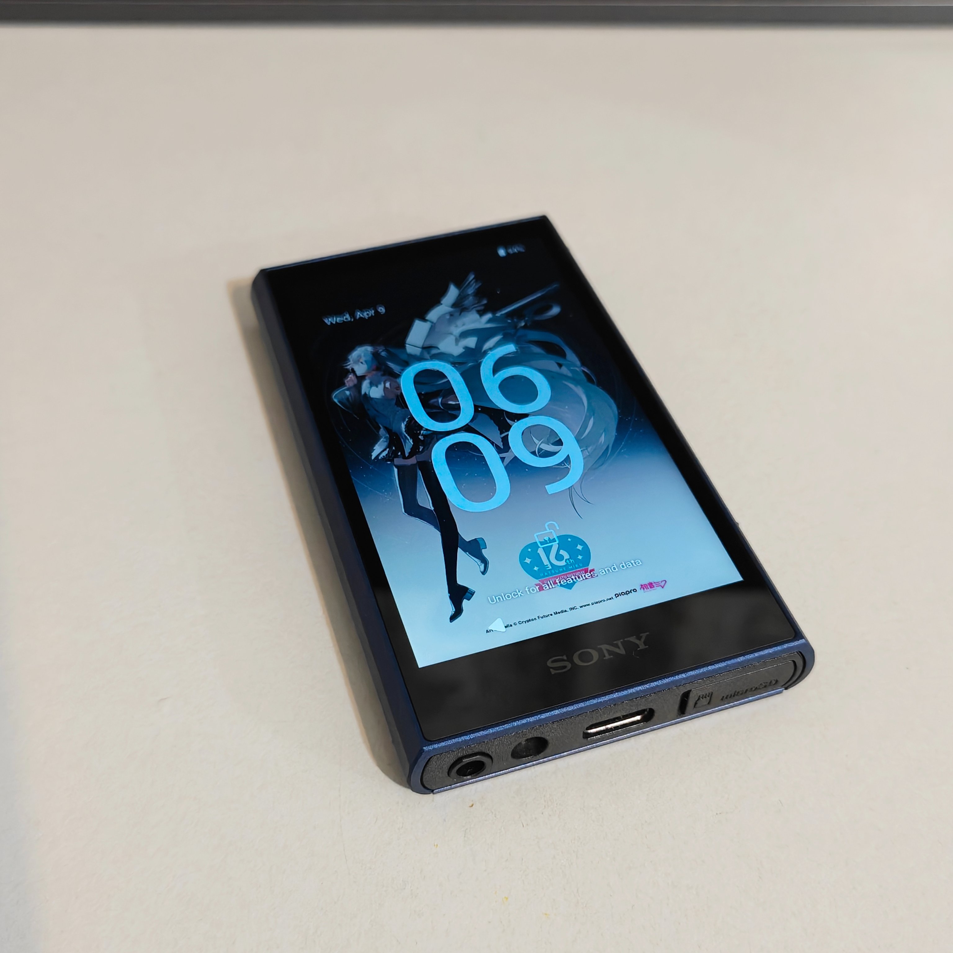 Sold: Sony NW-A306 Hatsune Miku 16th Anniversary Collaboration Model ...