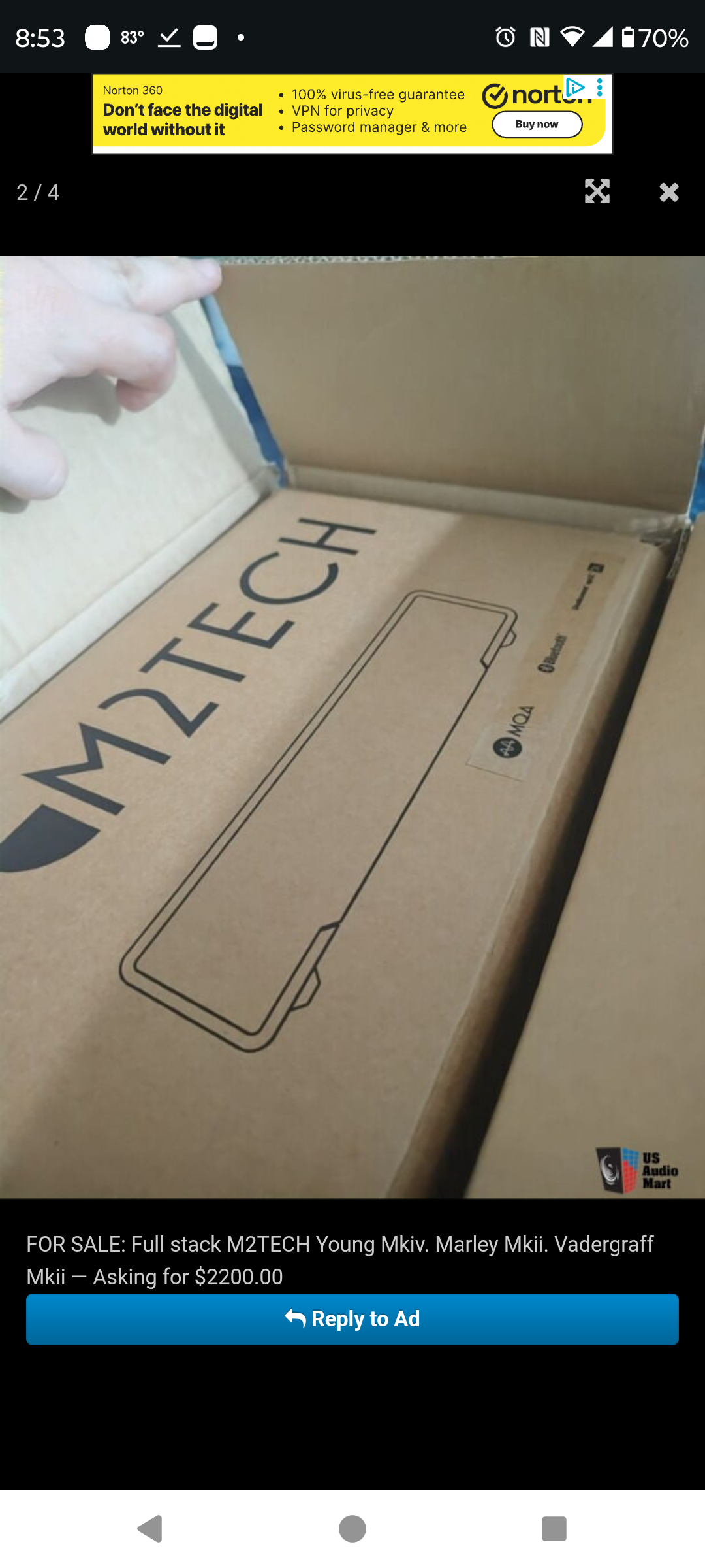 Closed: Full complete totl stack M2TECH | Headphone Reviews and ...