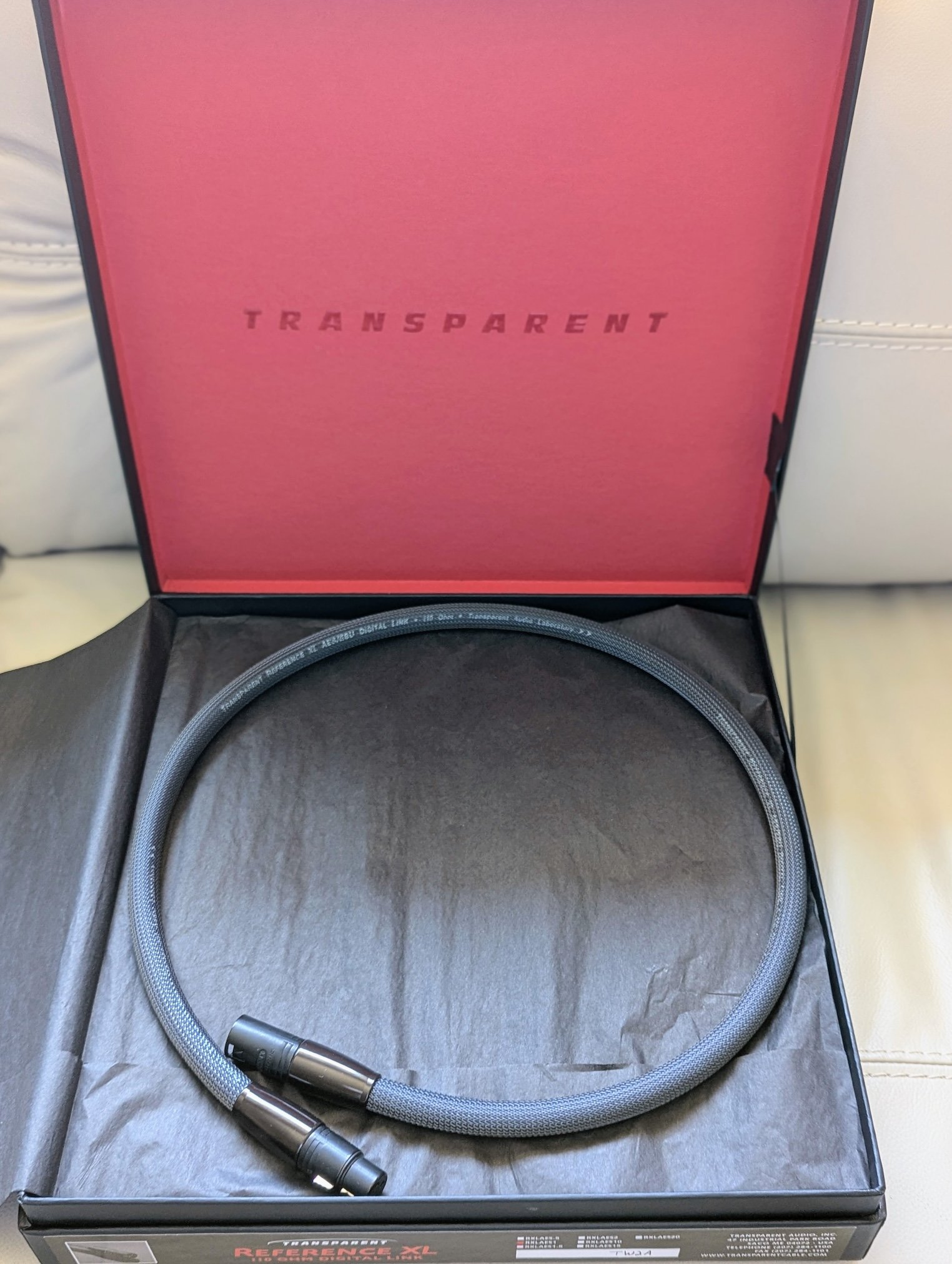 Closed: Transparent Gen 5 Reference XL AES/EBU — 1m | Headphone Reviews ...