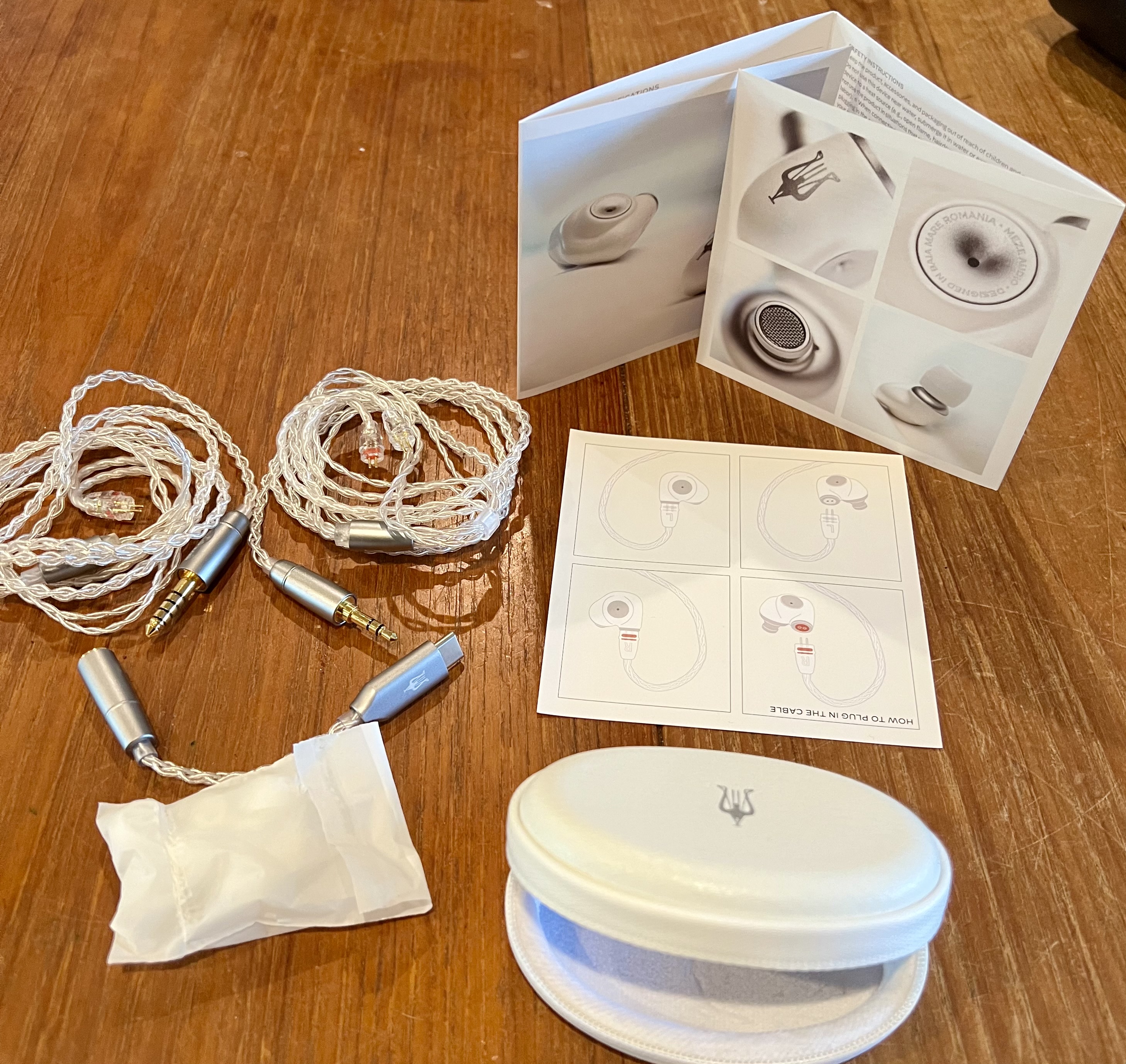 PAID Meze Alba 4.4 + 3.5 + USBC Dac Cable untouched accessories ...