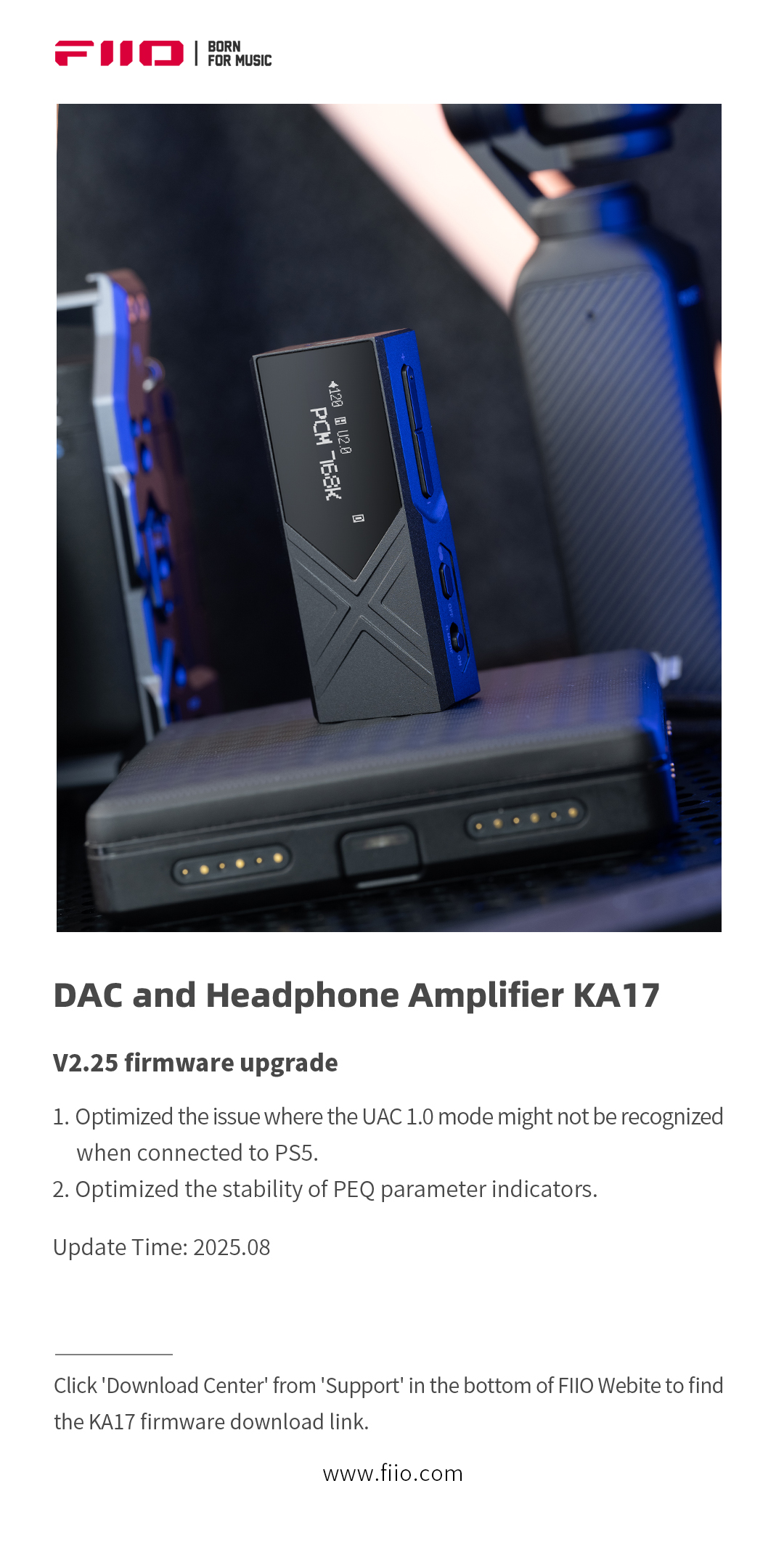 [FiiO KA17] Mini desktop-class amp, flagship dongle is officially ...