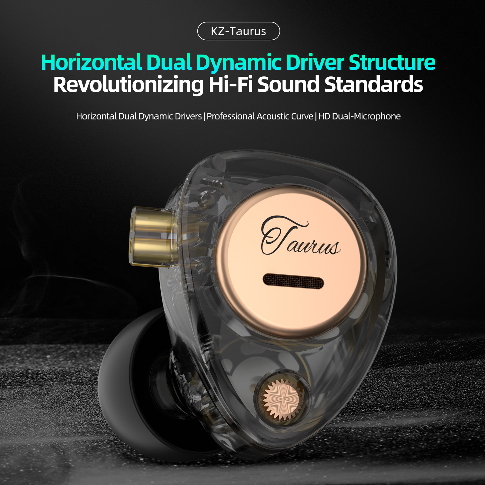 Keephifi introduces KZ Taurus Horizontal Dual Dynamic Driver Structure ...