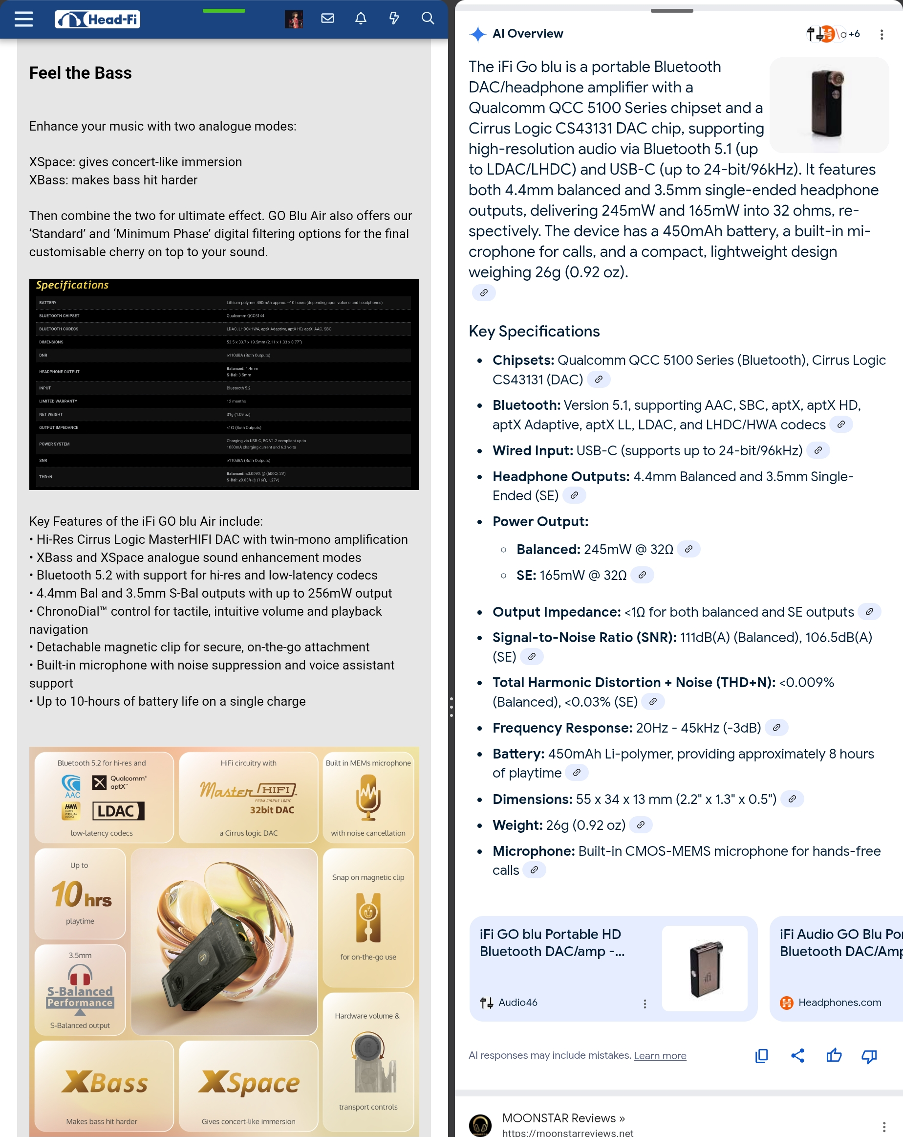 iFi Audio Launches GO Blu Air | Page 4 | Headphone Reviews and Discussion - Head-Fi.org