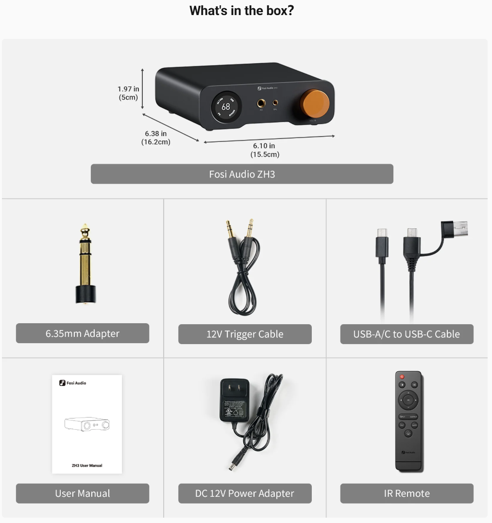 Fosi Audio ZH3 | Headphone Reviews and Discussion - Head-Fi.org