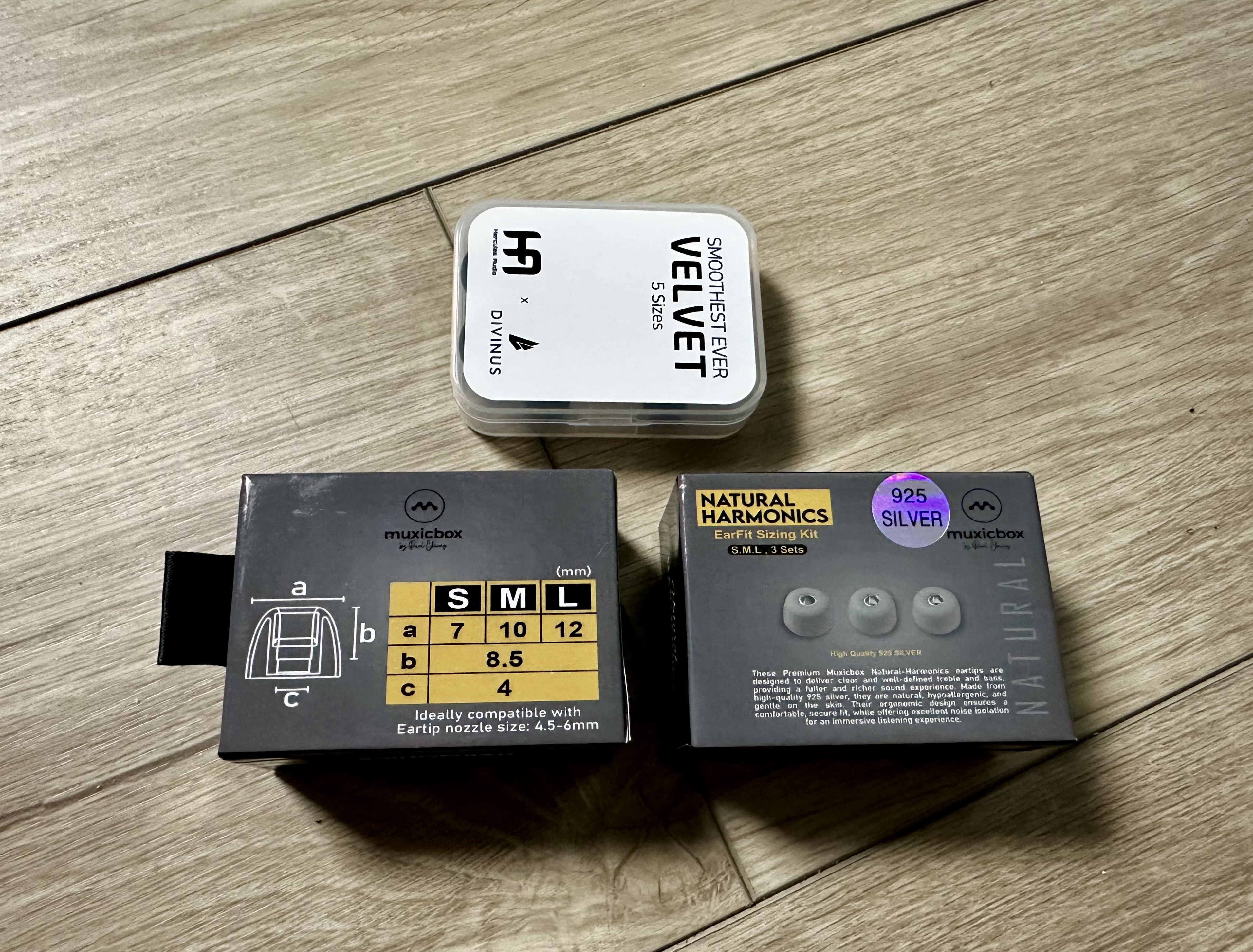 Musicbox Natural Harmonics 925 Silver Eartips | Headphone Reviews and Discussion - Head-Fi.org