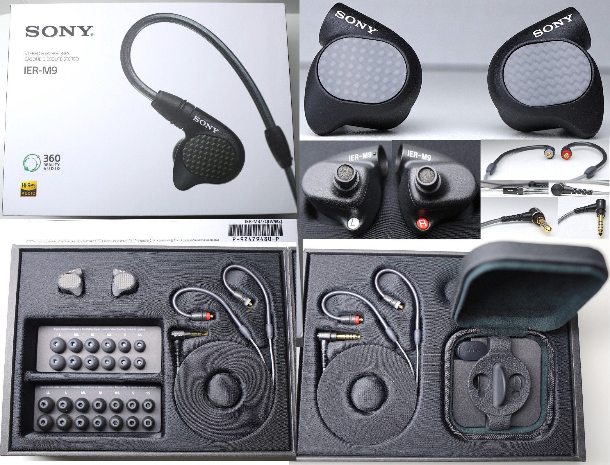 Sold: Sony IER-M9 universal-fit in-ear monitors (used, in overall ‘very ...